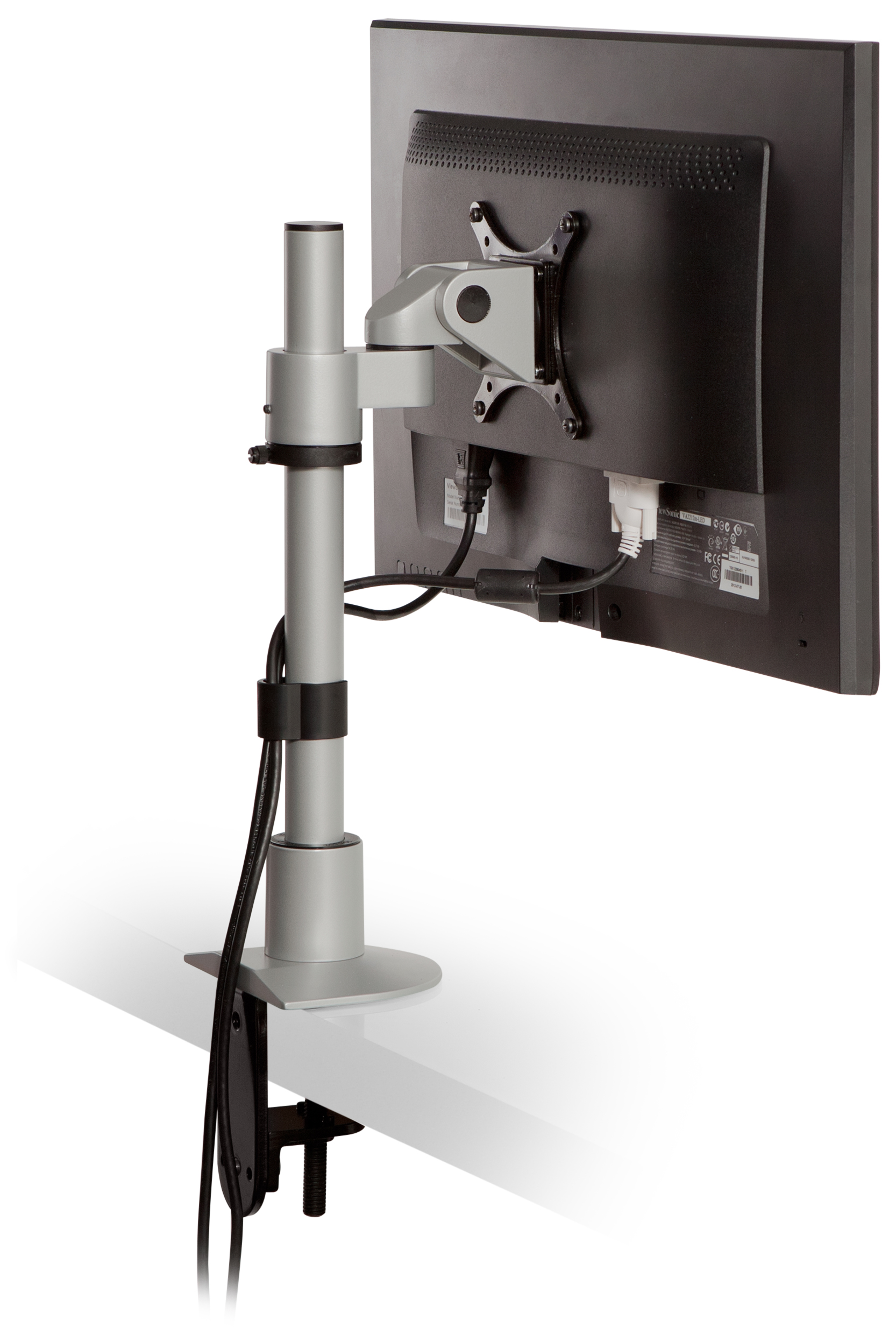 Silver Monitor Stand | Tilts Over 200° | Displays2Go