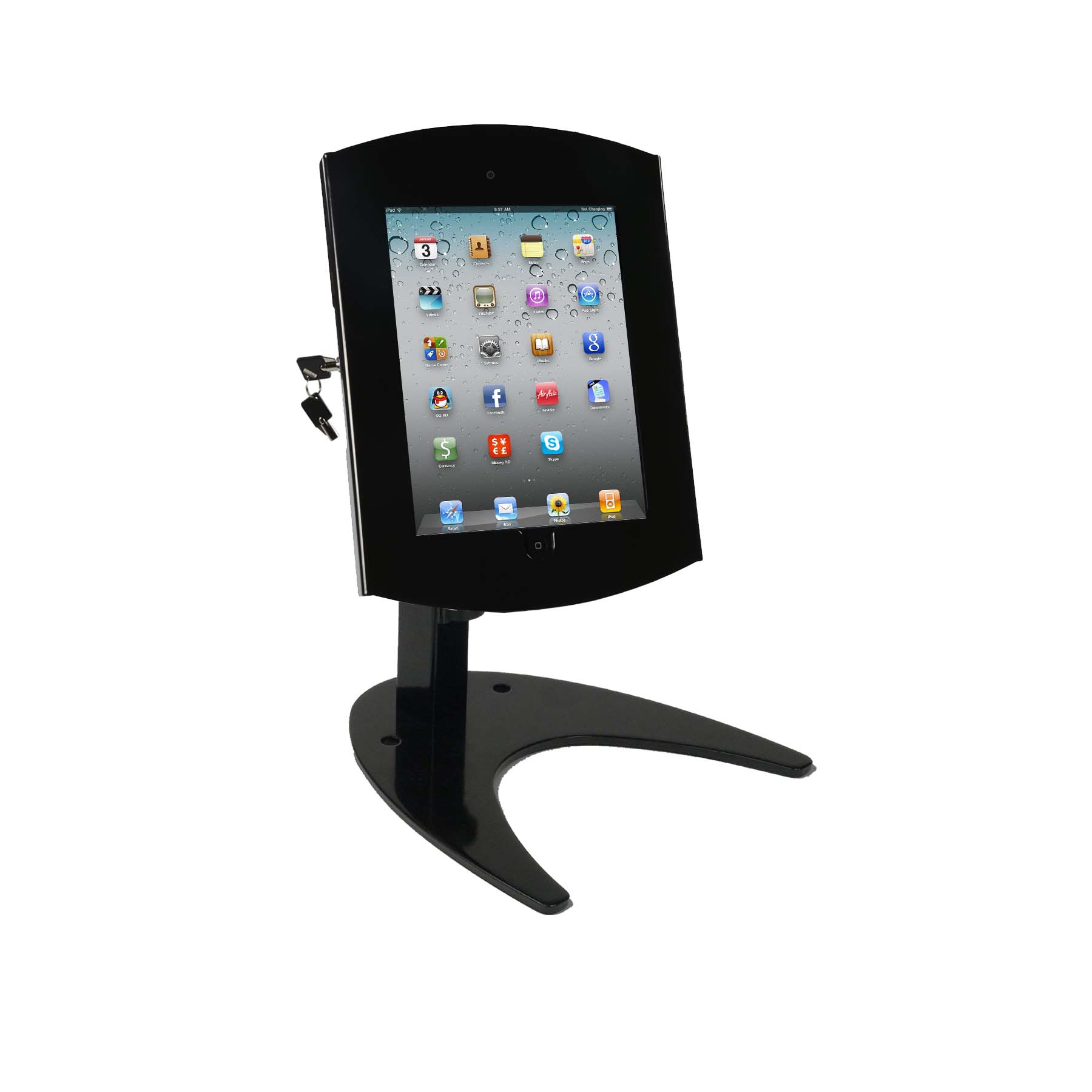 Black Tablet Display Stand | Rotating Bracket | Displays2go