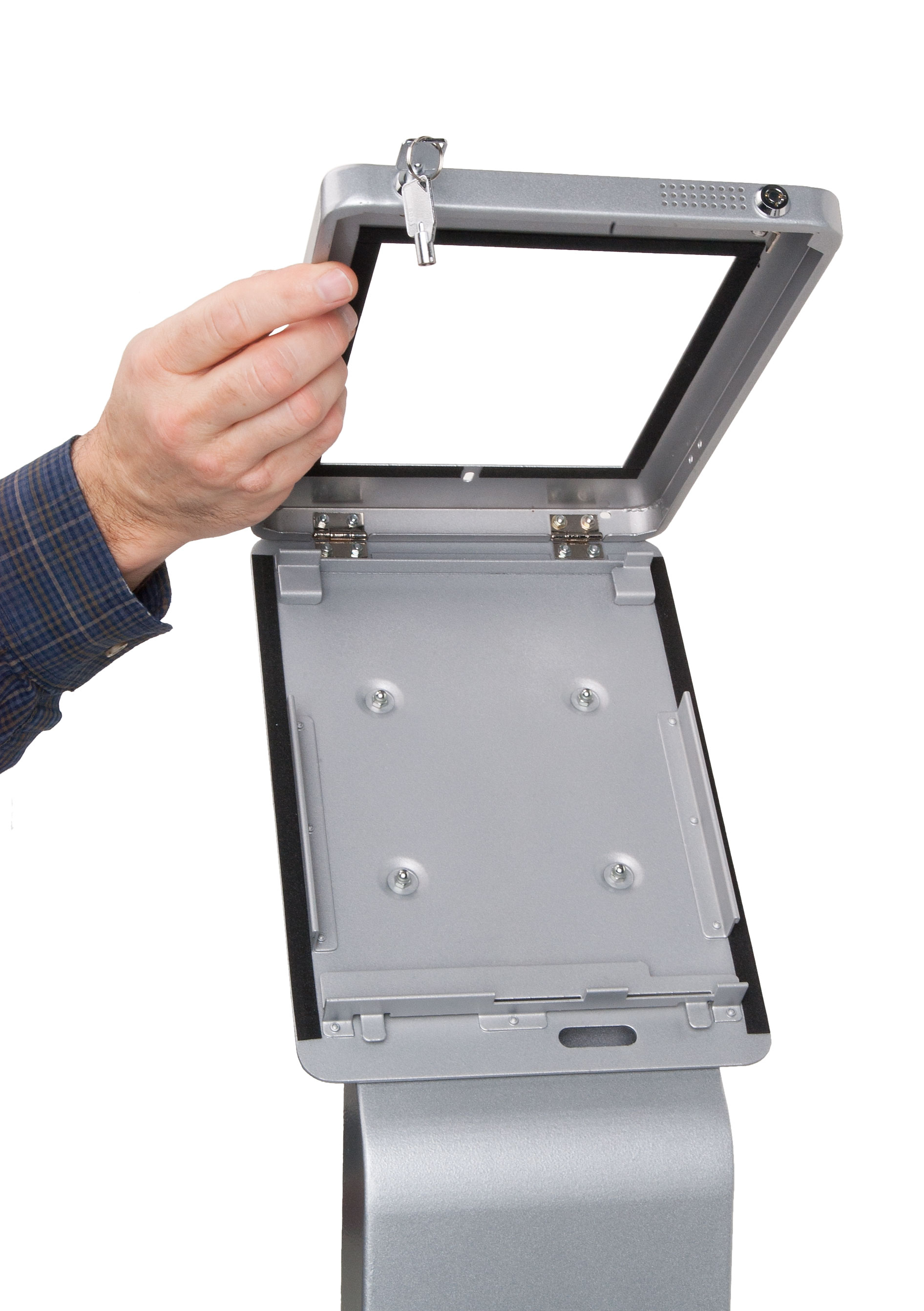 Secure Tablet Stand | Sturdy Design with Wobble-Free Base | Displays2Go