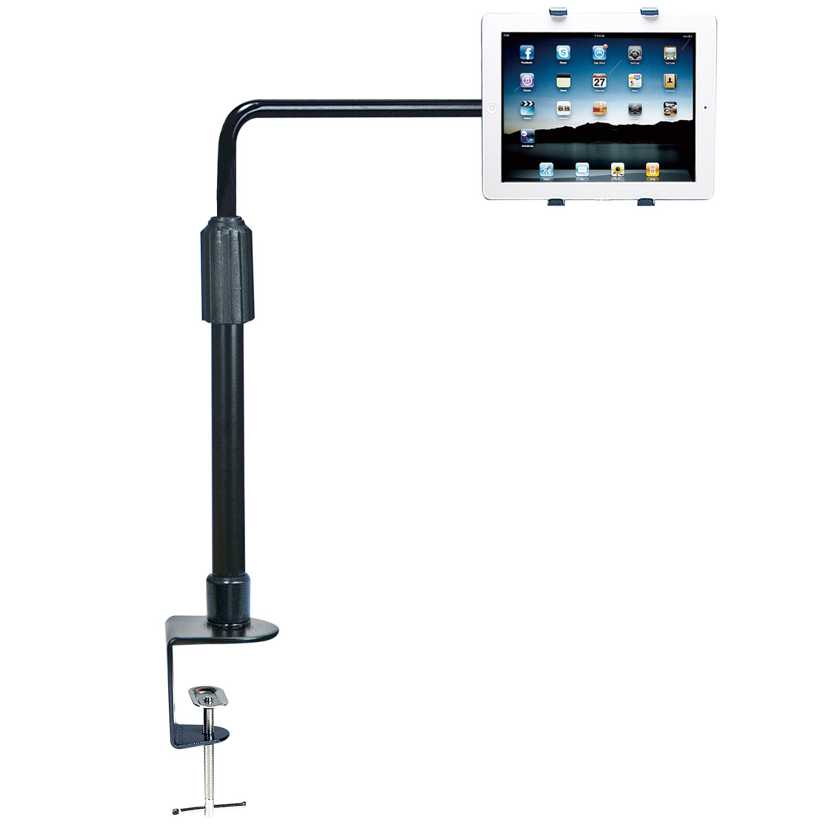 iPad Clamp Arm | Desk and Countertop Adjustable Tablet Holder | Displays2Go