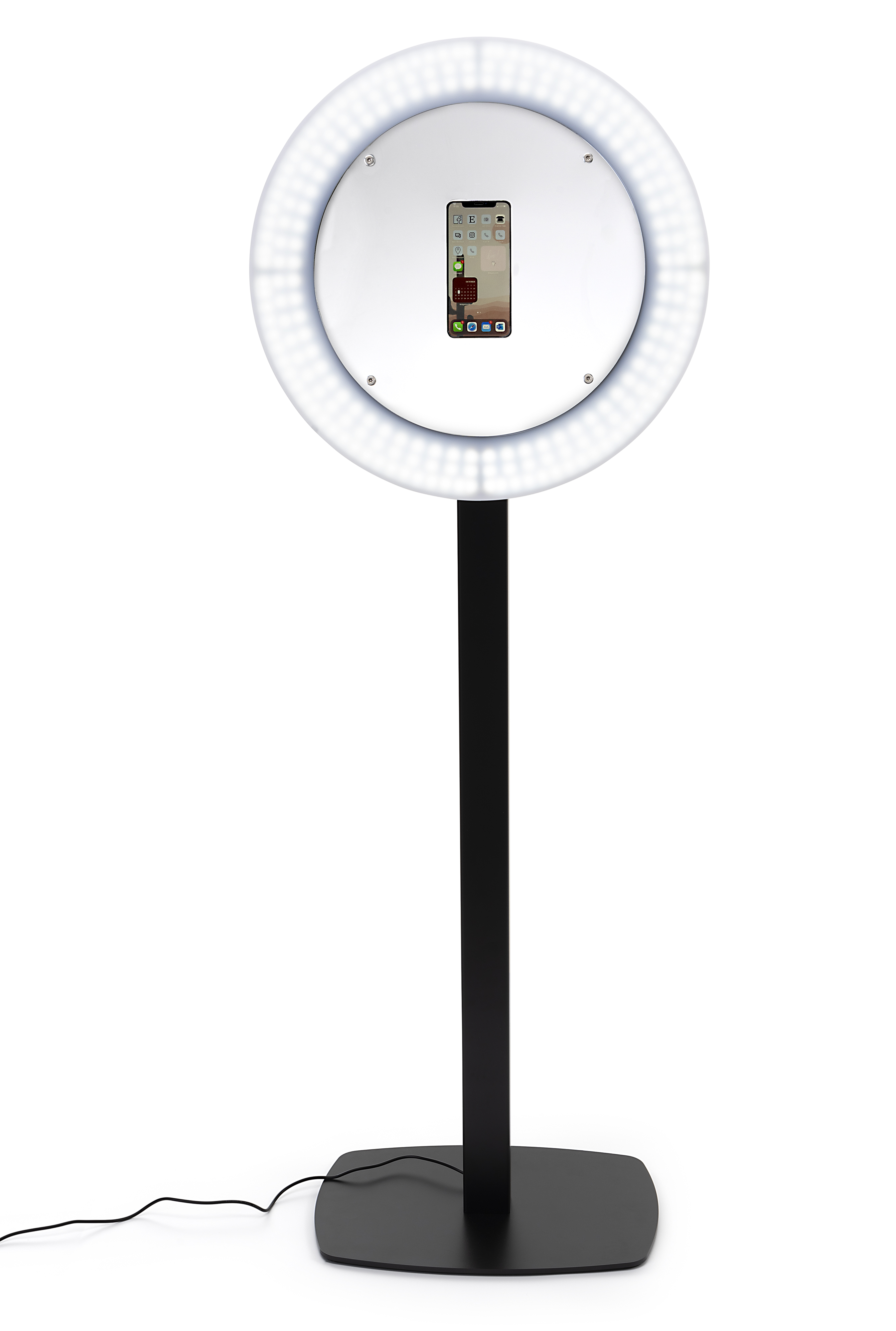 iPhone Photo Booth Station with Ring Light | Adjustable Stand | Displays2Go