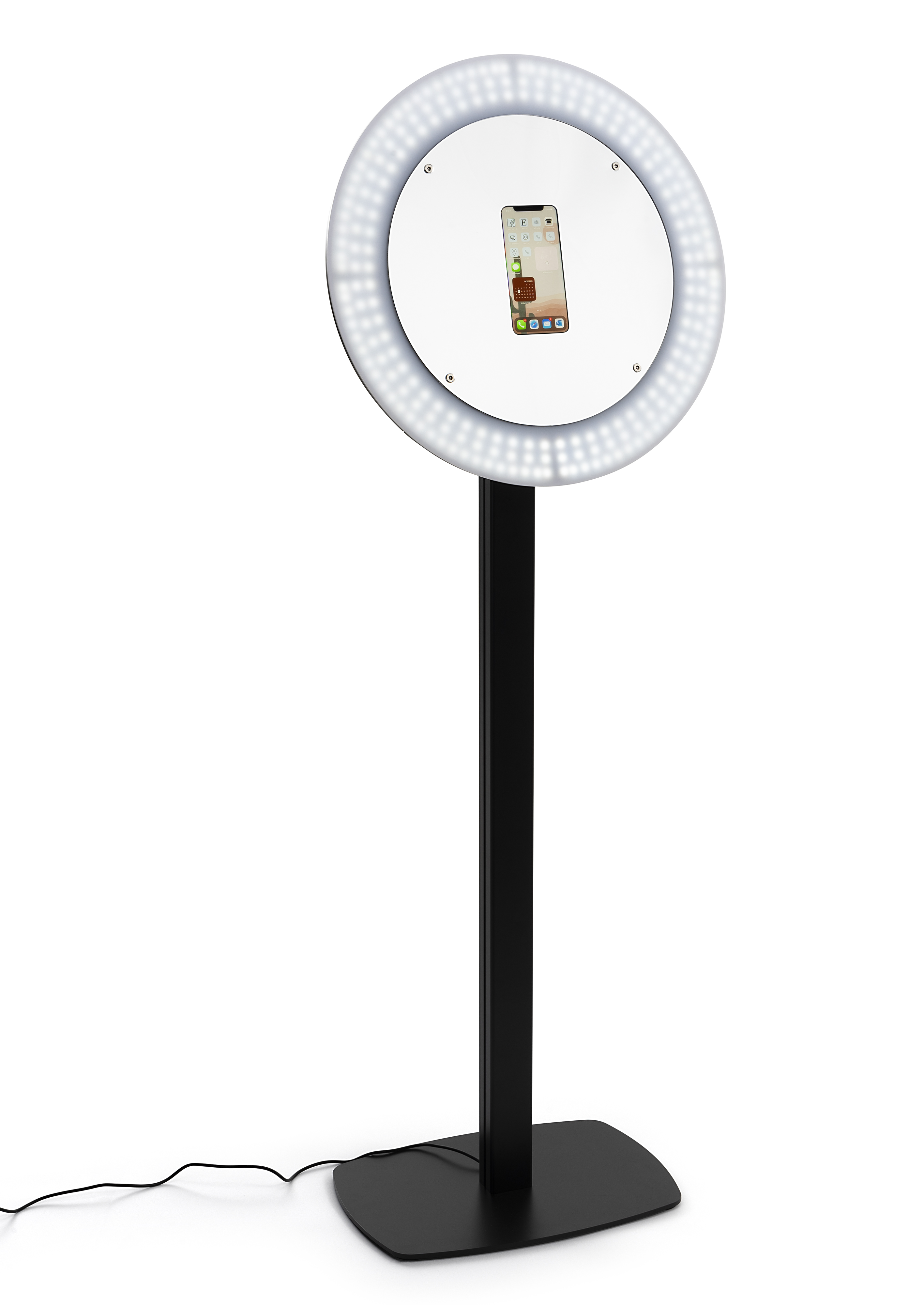 iPhone Photo Booth Station with Ring Light | Adjustable Stand | Displays2Go