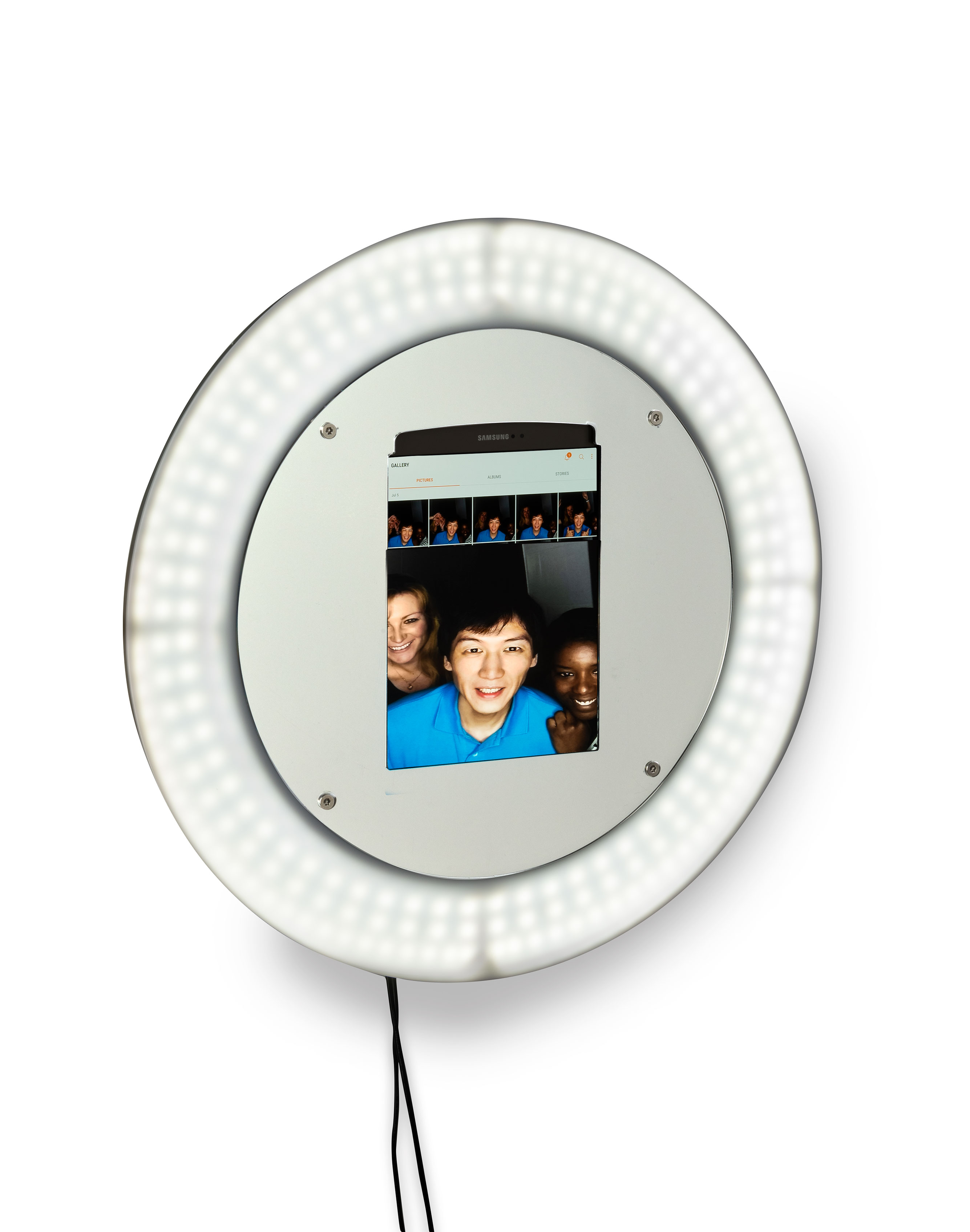 Wall Mount Photo Booth Station | Light Ring for 9.7-inch Tablets ...