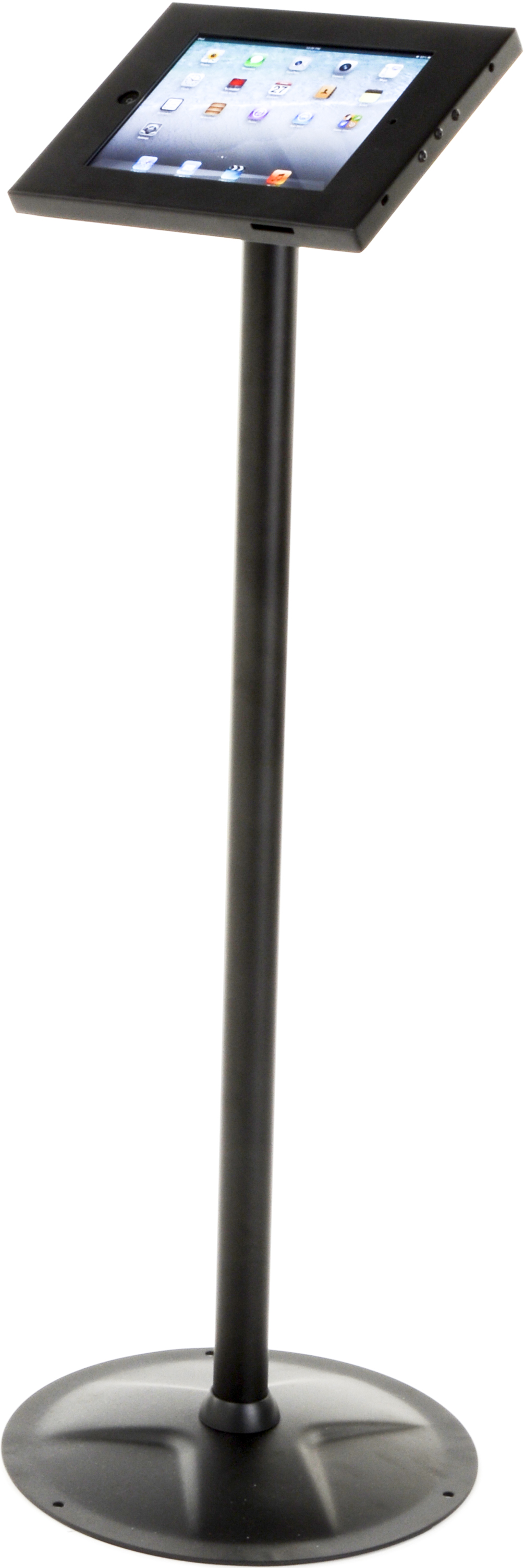 Industrial Tablet Kiosk | iPad Stand for Floor, Locking Enclosure ...