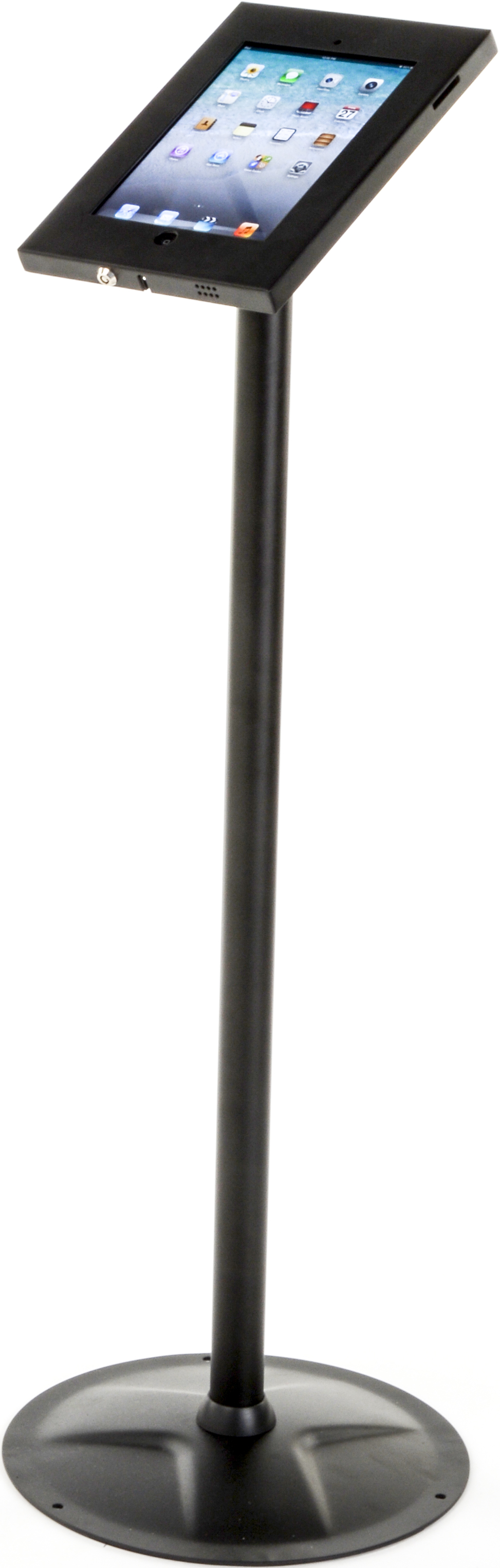 Industrial Tablet Kiosk | iPad Stand for Floor, Locking Enclosure ...