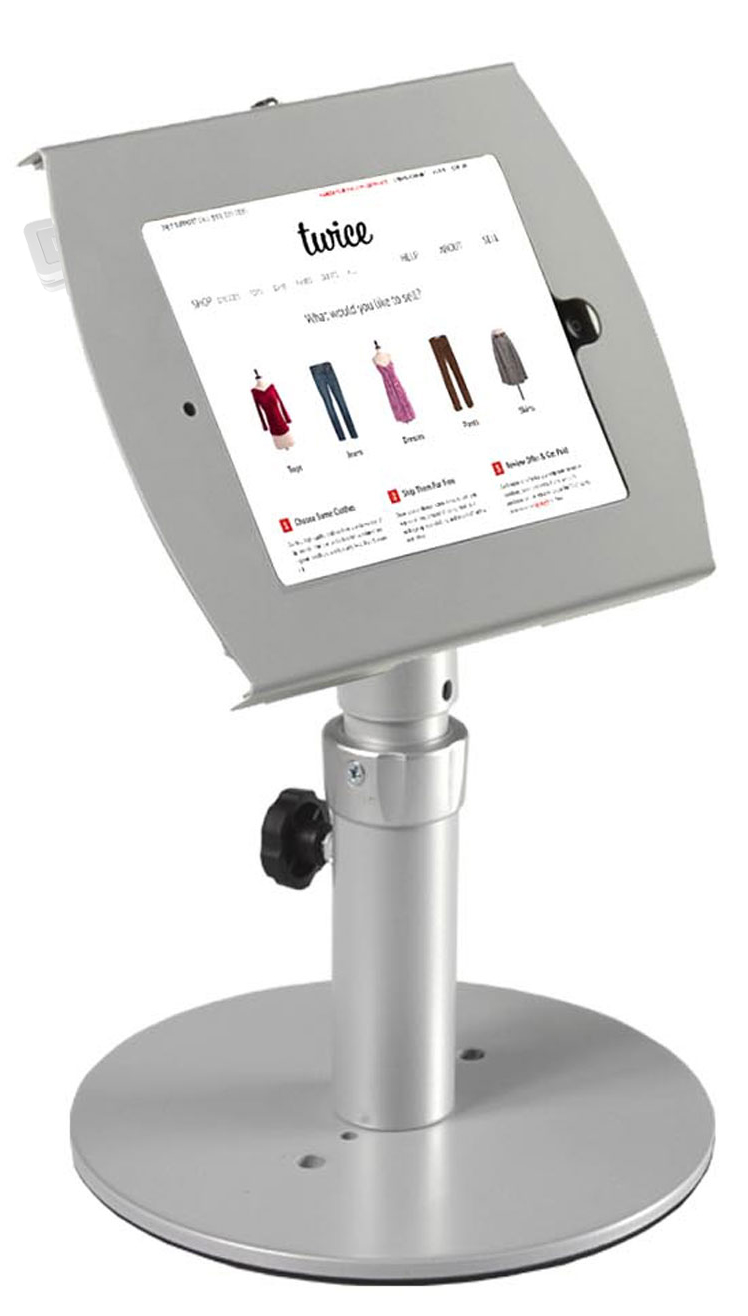 iPad Desk Mount | Height Adjustable Counter Display | Displays2Go