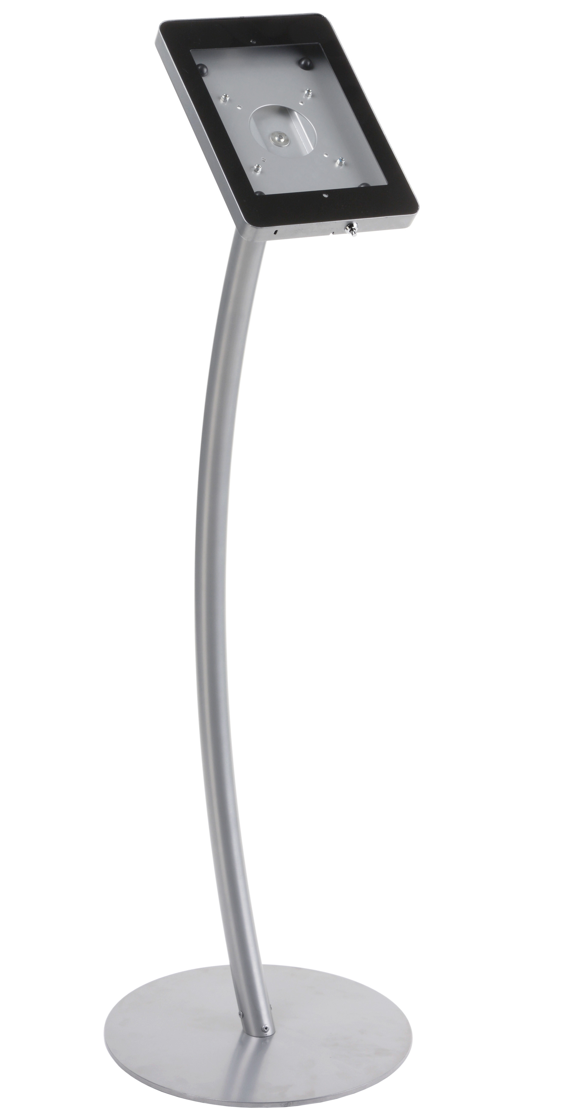 Commercial Tablet Stand | Curved iPad Enclosure Kiosk | Displays2Go