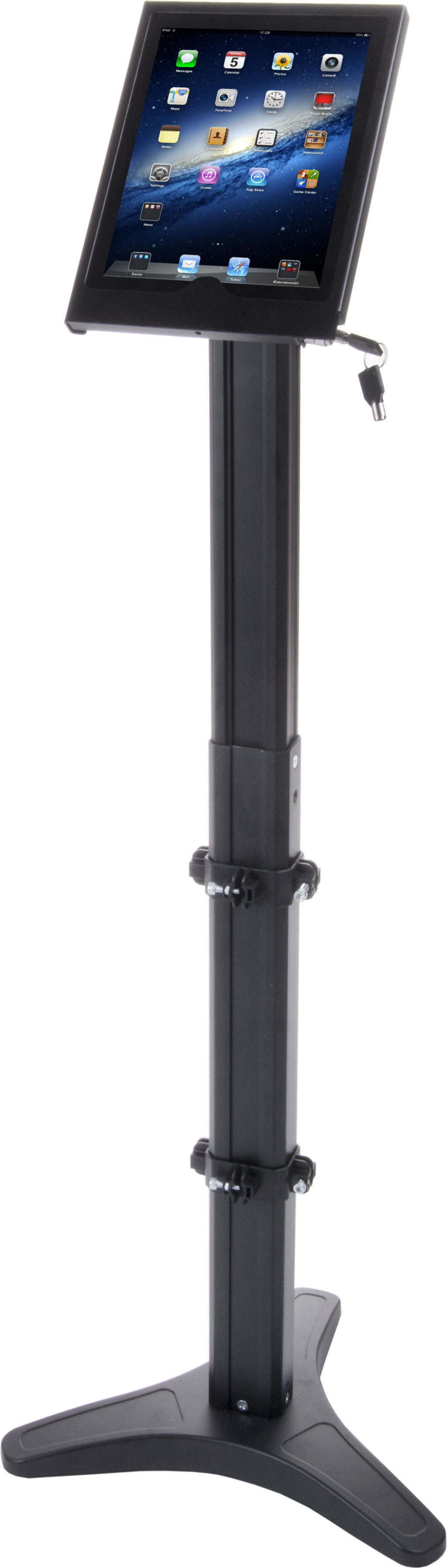 iPad Trade Show Stand | Height Adjustable Floor Display | Displays2Go