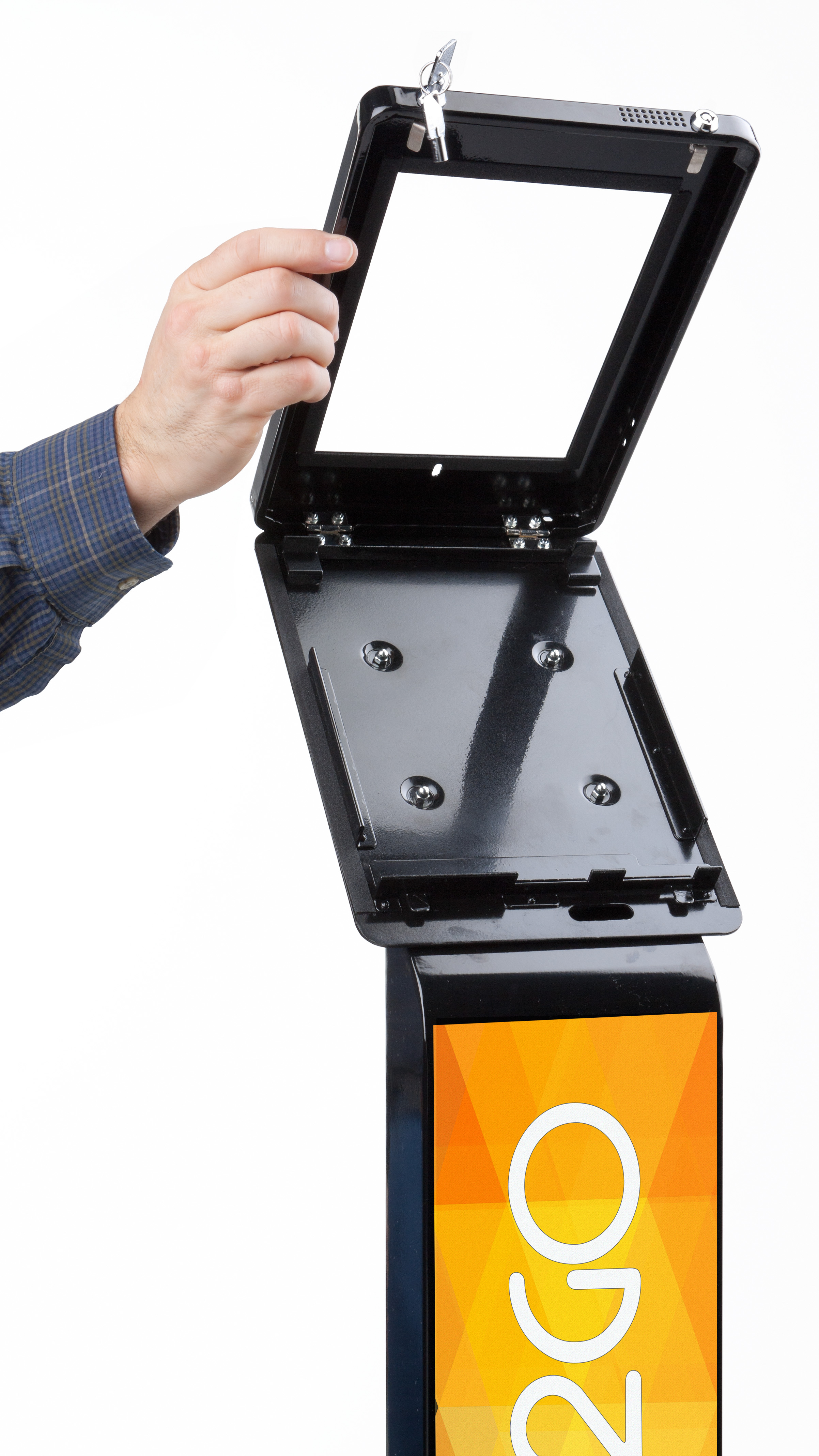 Branded iPad Stand | Full Front Custom Graphics | Displays2Go