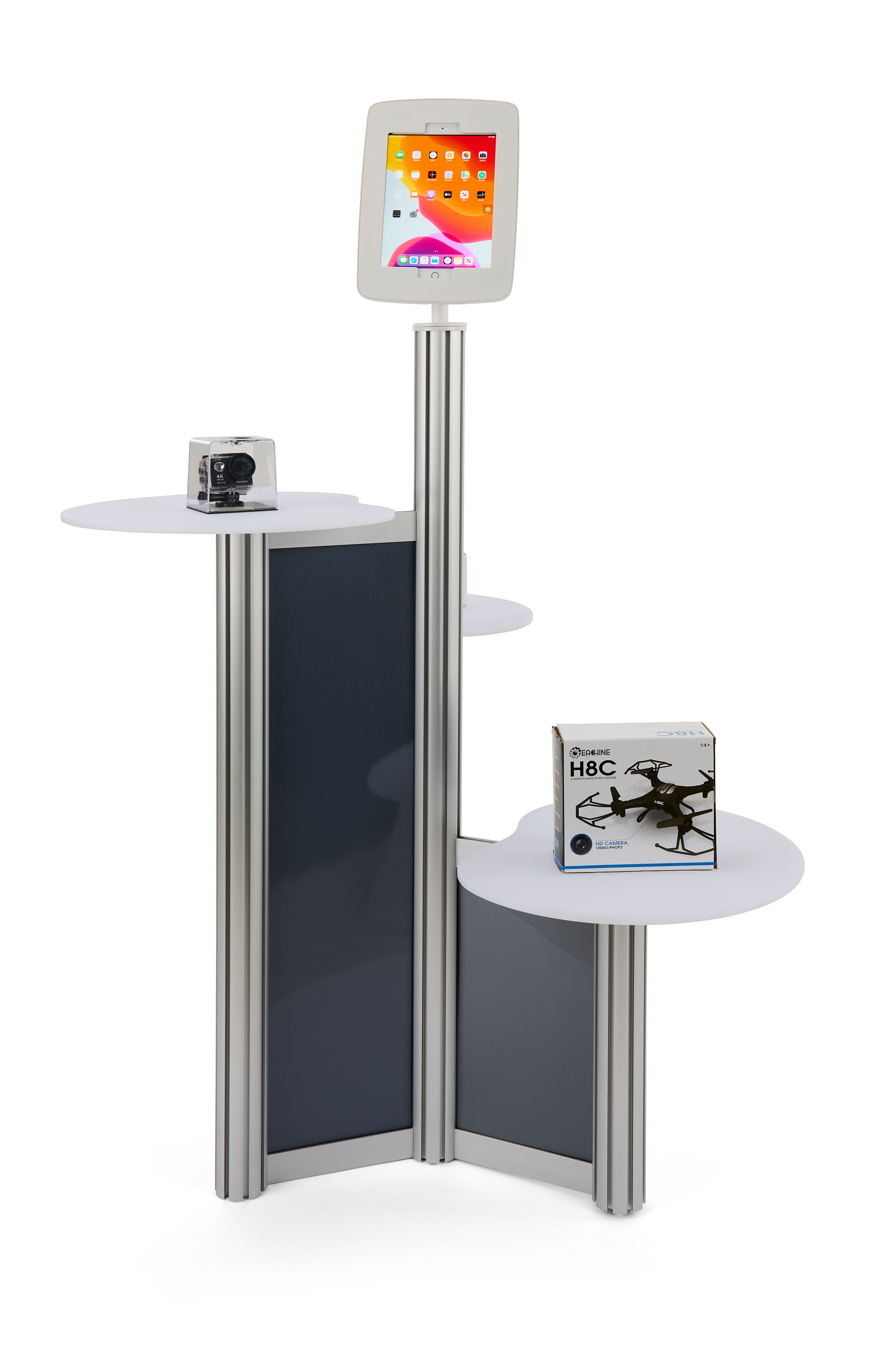 iPad Retail Display Stand | Multiple Acrylic Tabletops | Displays2Go