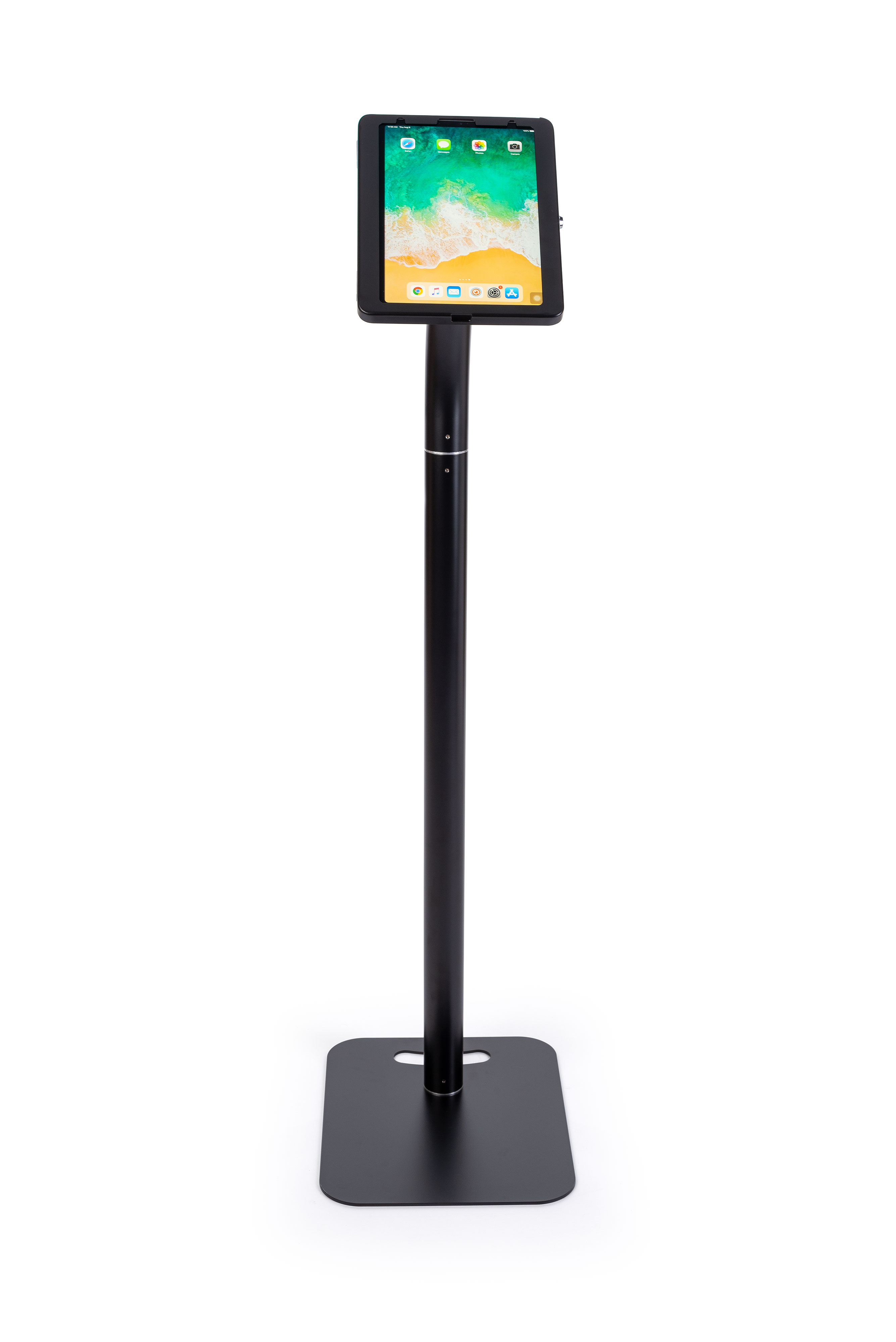 iPad Pro Floor Stand Holder | Matte Black Heavy-Duty Aluminum | Displays2Go