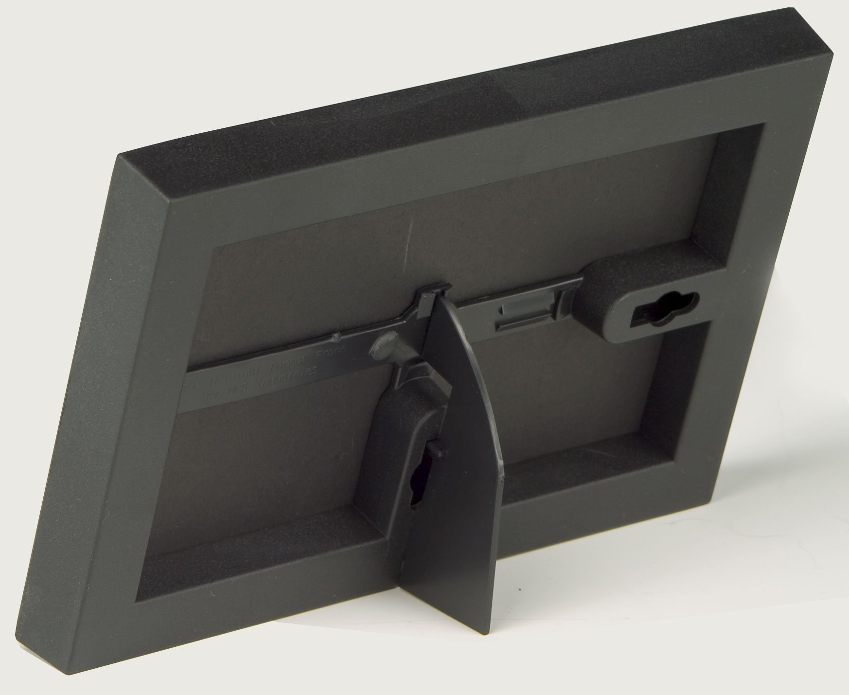 4 x 6 Black Plastic Picture Frame | Wall or Tabletop | Displays2Go