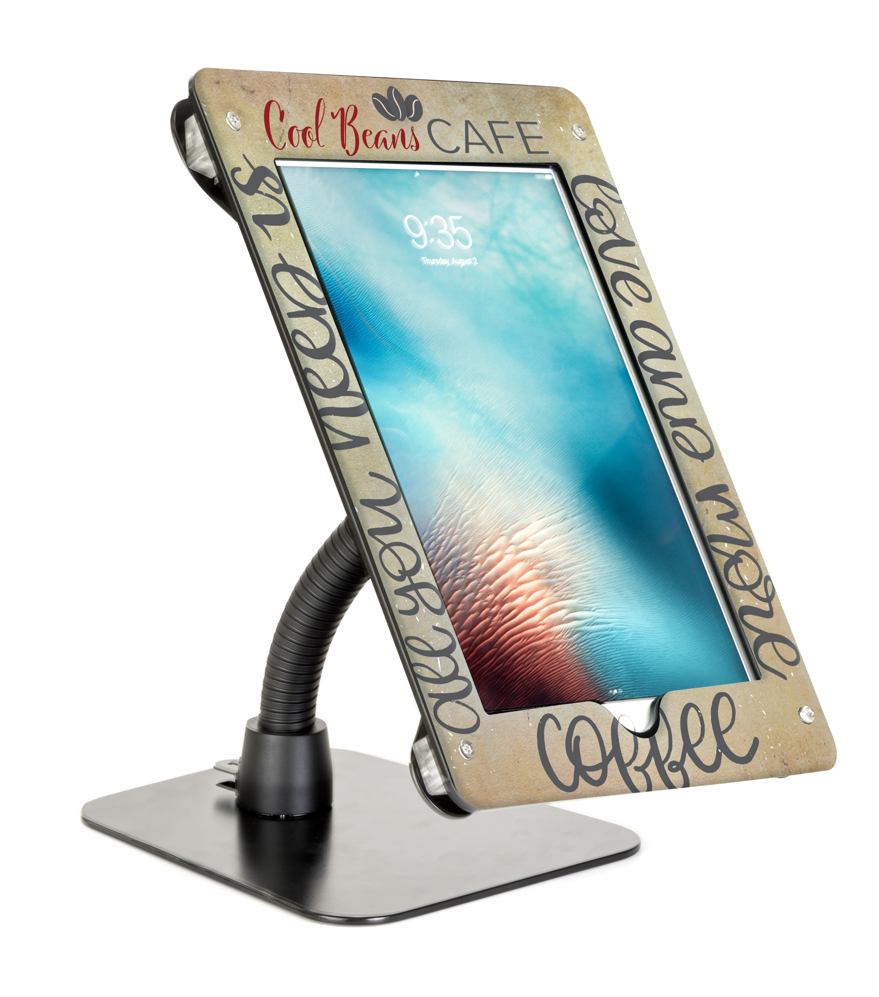 Flex Arm Tablet Mount Custom Holder for 12.9 iPad | UV Printing ...