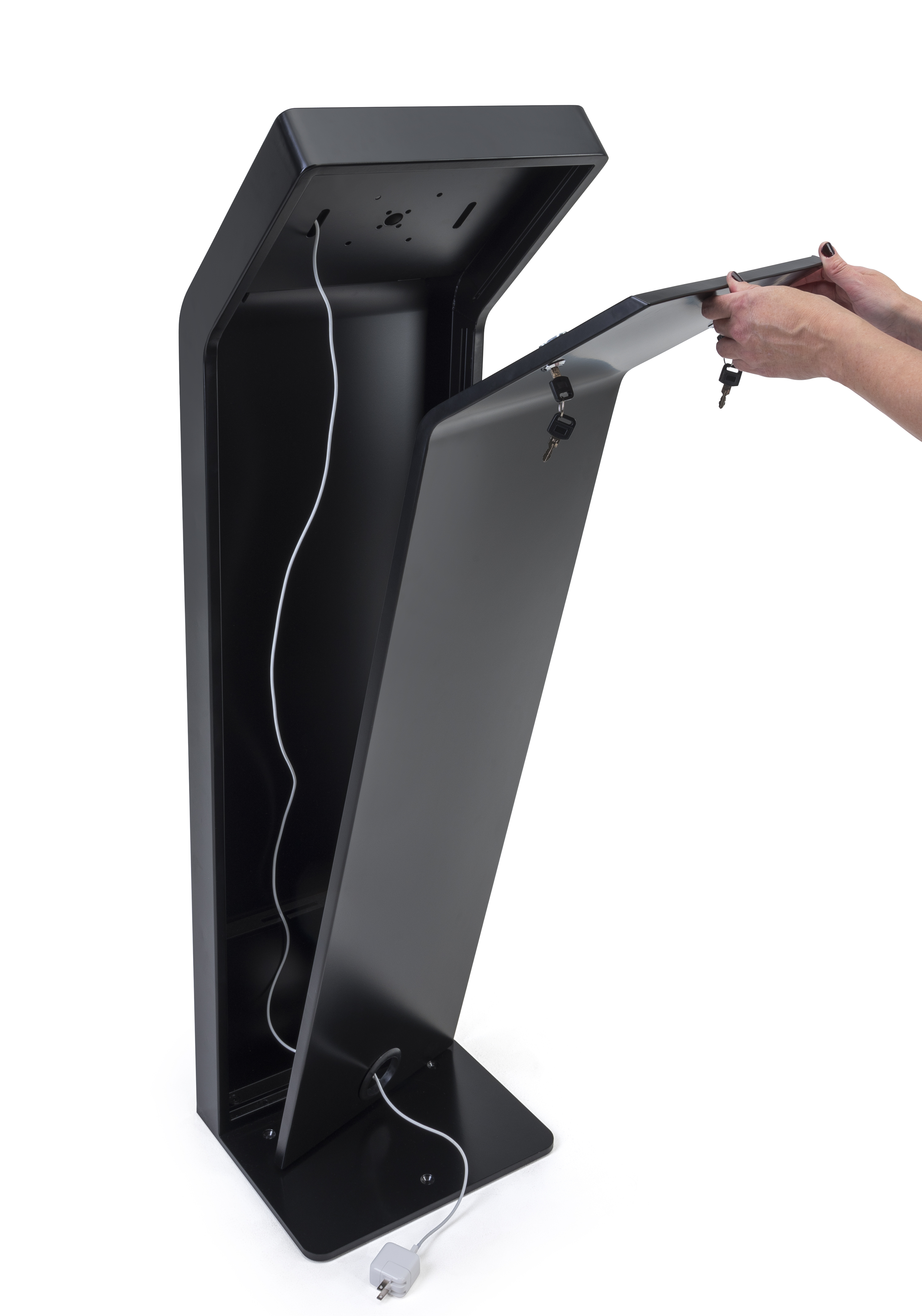 Tablet Floor Stand | Anti-Theft Locking Enclosure | Displays2Go