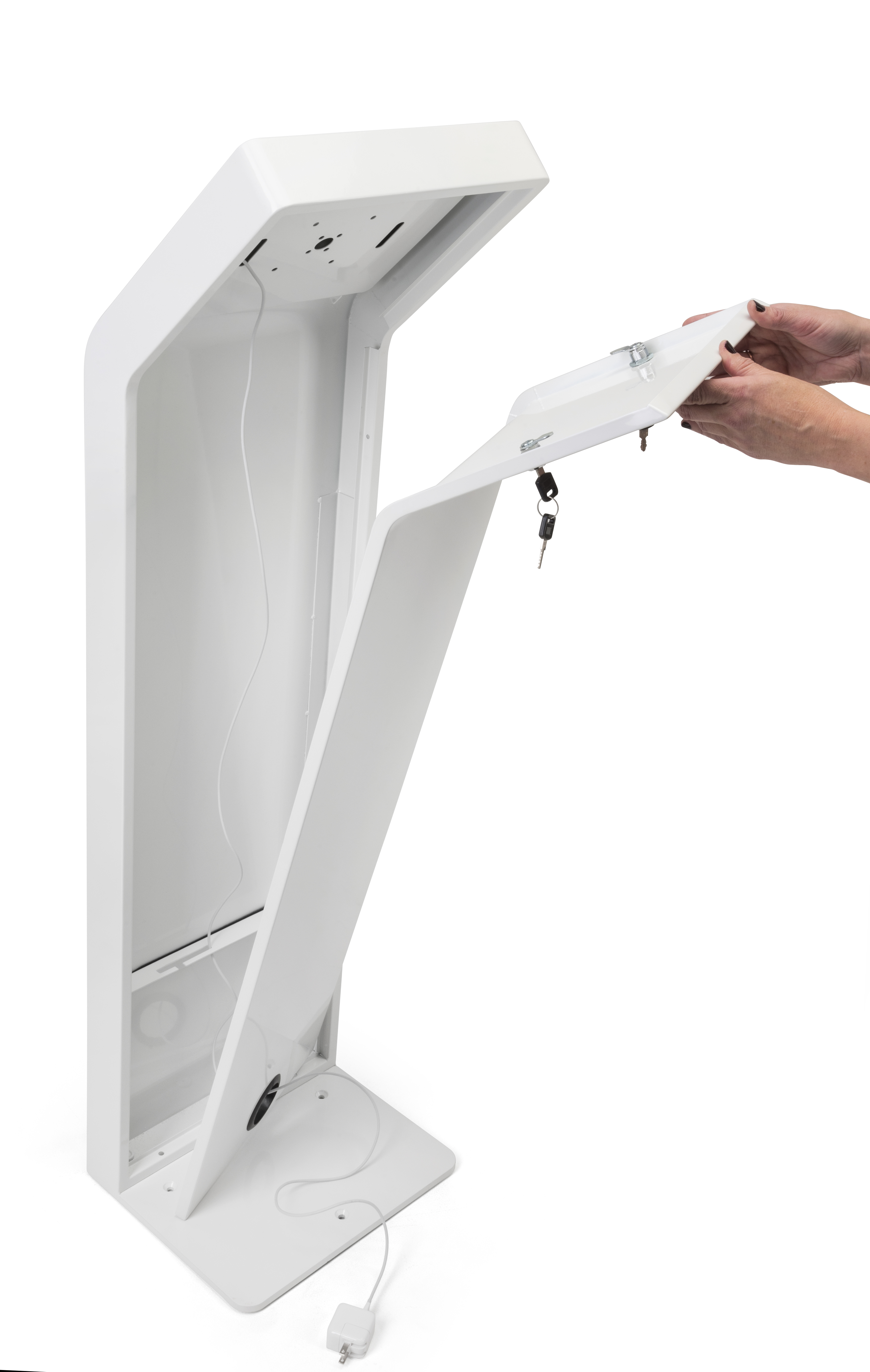 Floor Stand for Tablet | Secure Freestanding Kiosk with 2 Locks ...