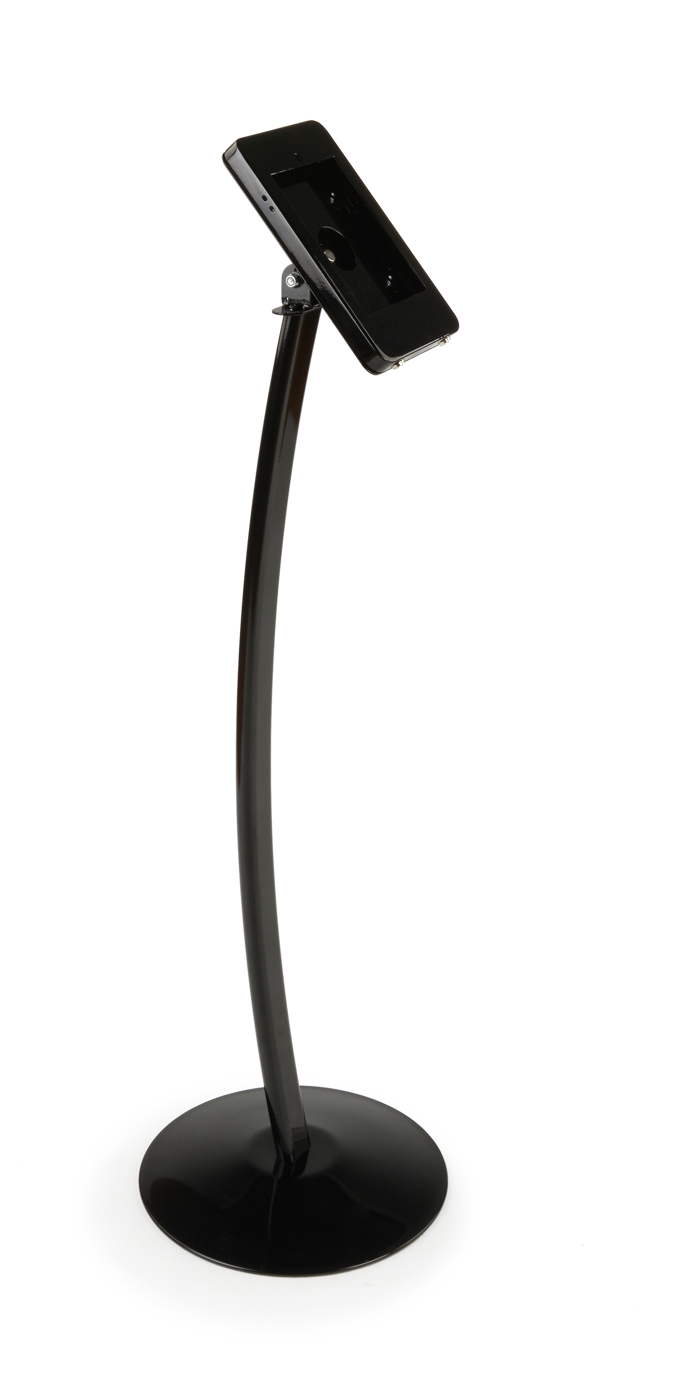 Black Powder Coated iPad Mini Floor Stand | 360˚ Rotating View ...