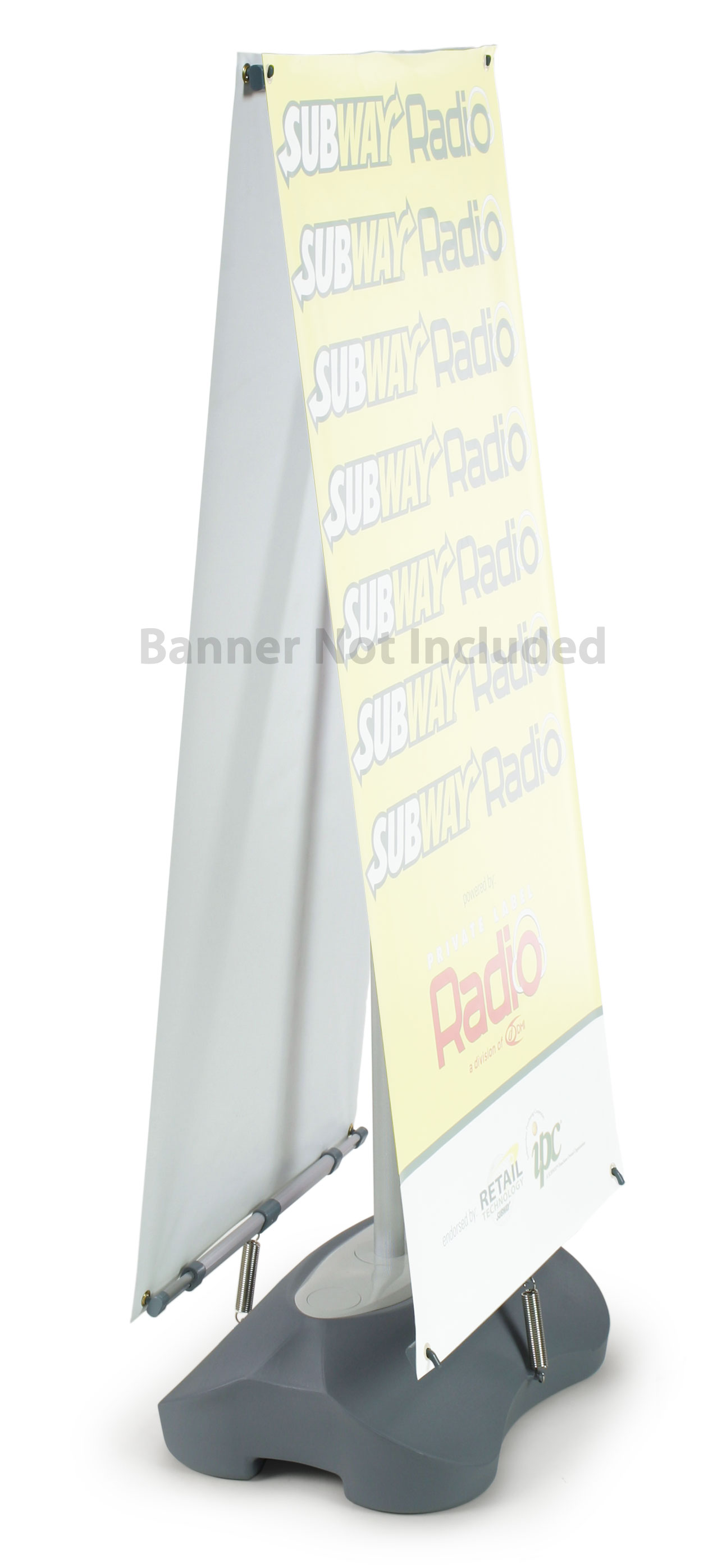 Water-Base Banner Stand | A-Frame Double-Sided Graphics Display ...