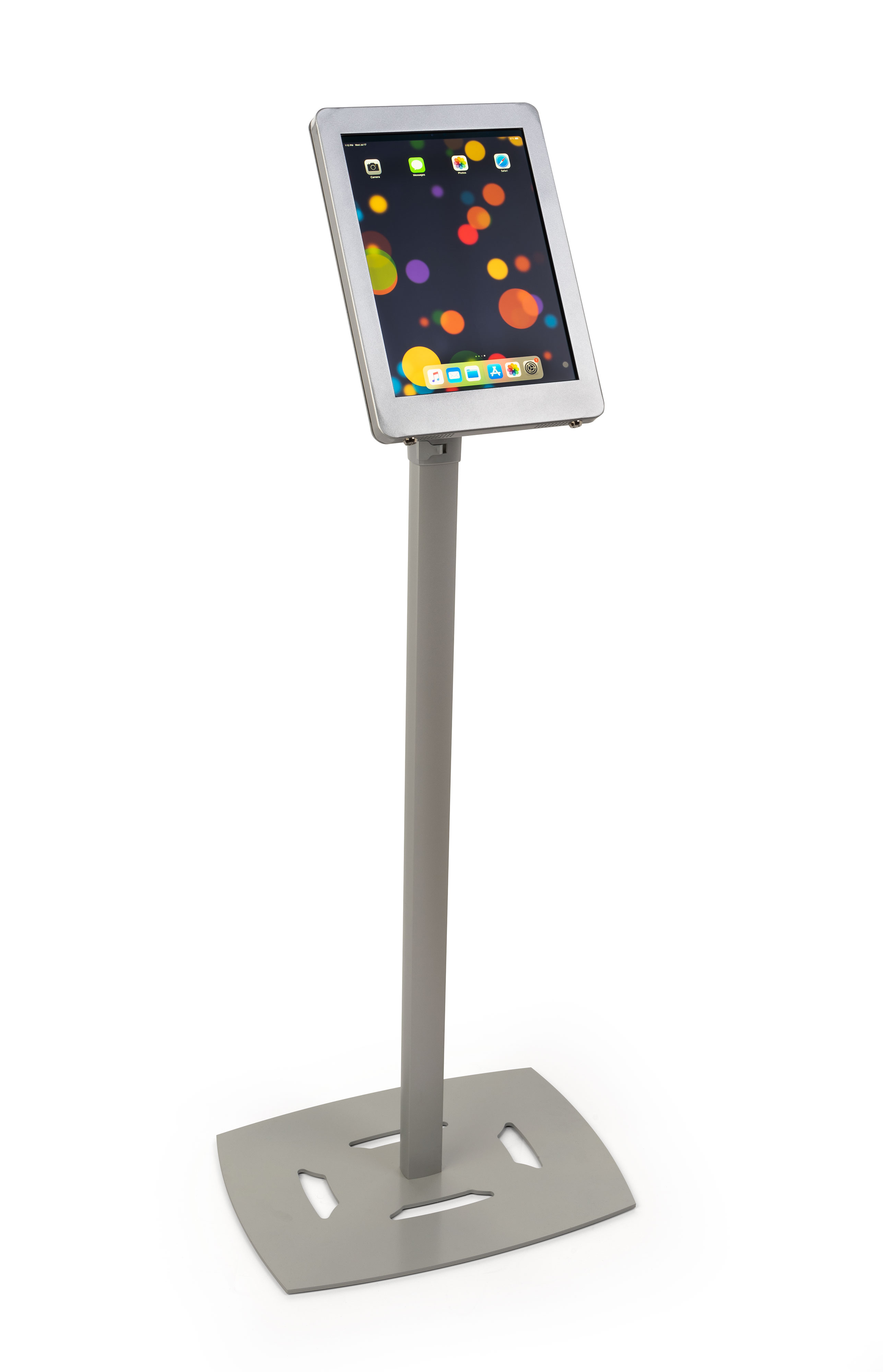 iPad Pro Adjustable Height Holder | Reinforced Weighted Base | Displays2Go