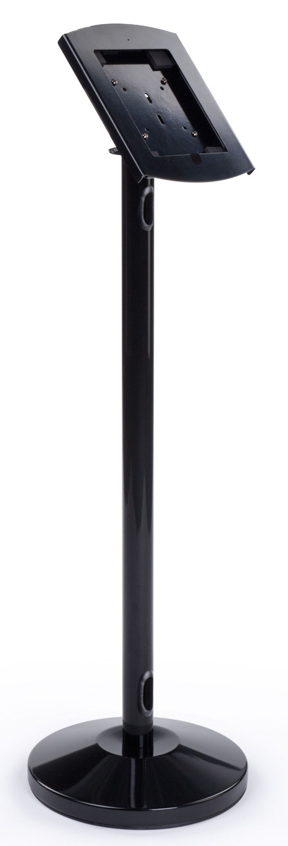 Black iPad Floor Stand | Cable Management | Displays2Go