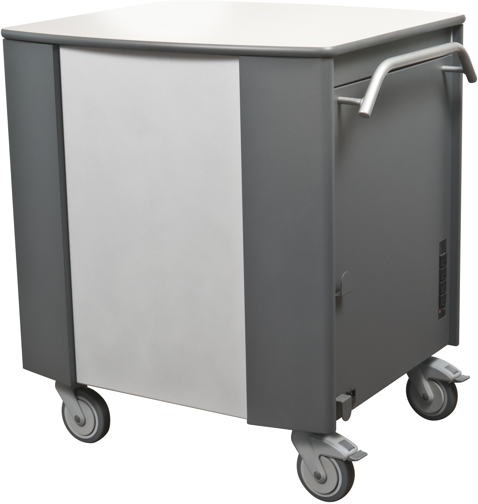 iPad Charging Cart | Sliding Top Surface | Displays2Go