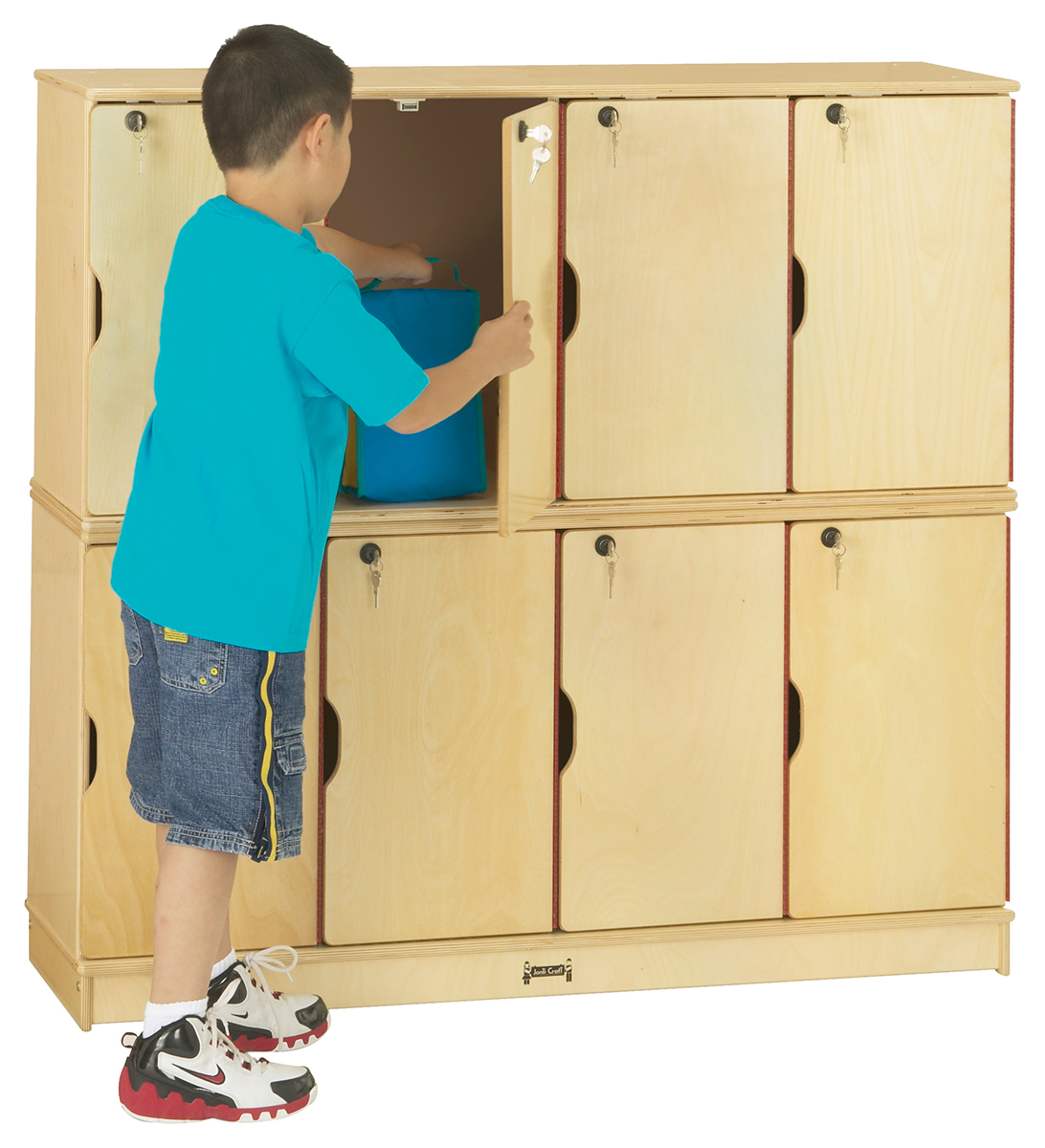 Double Stacked Classroom Locker | Individual Keys | Displays2Go