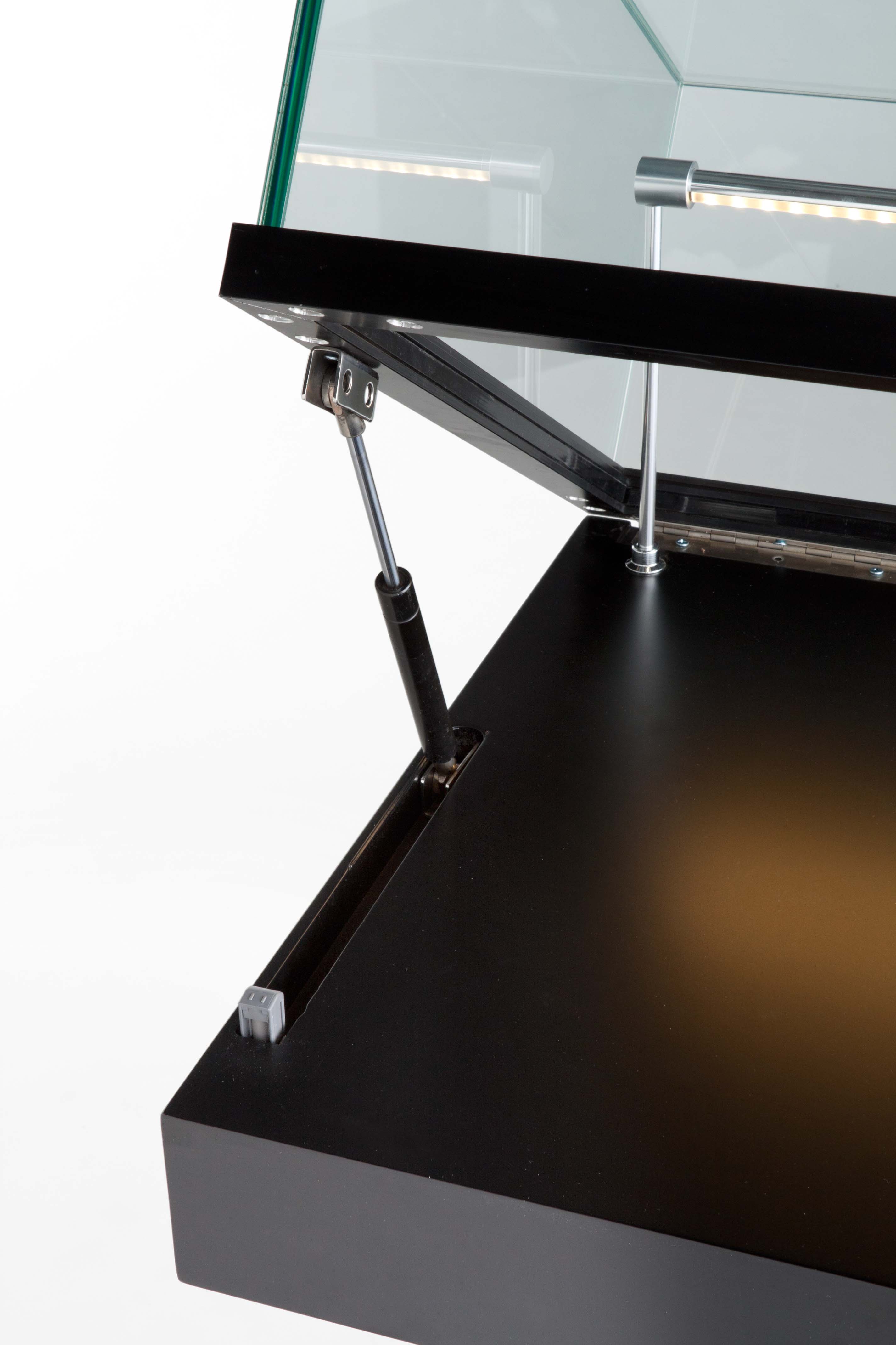 LED Display Case | Hydraulic Lift Jewelry Case | Displays2Go