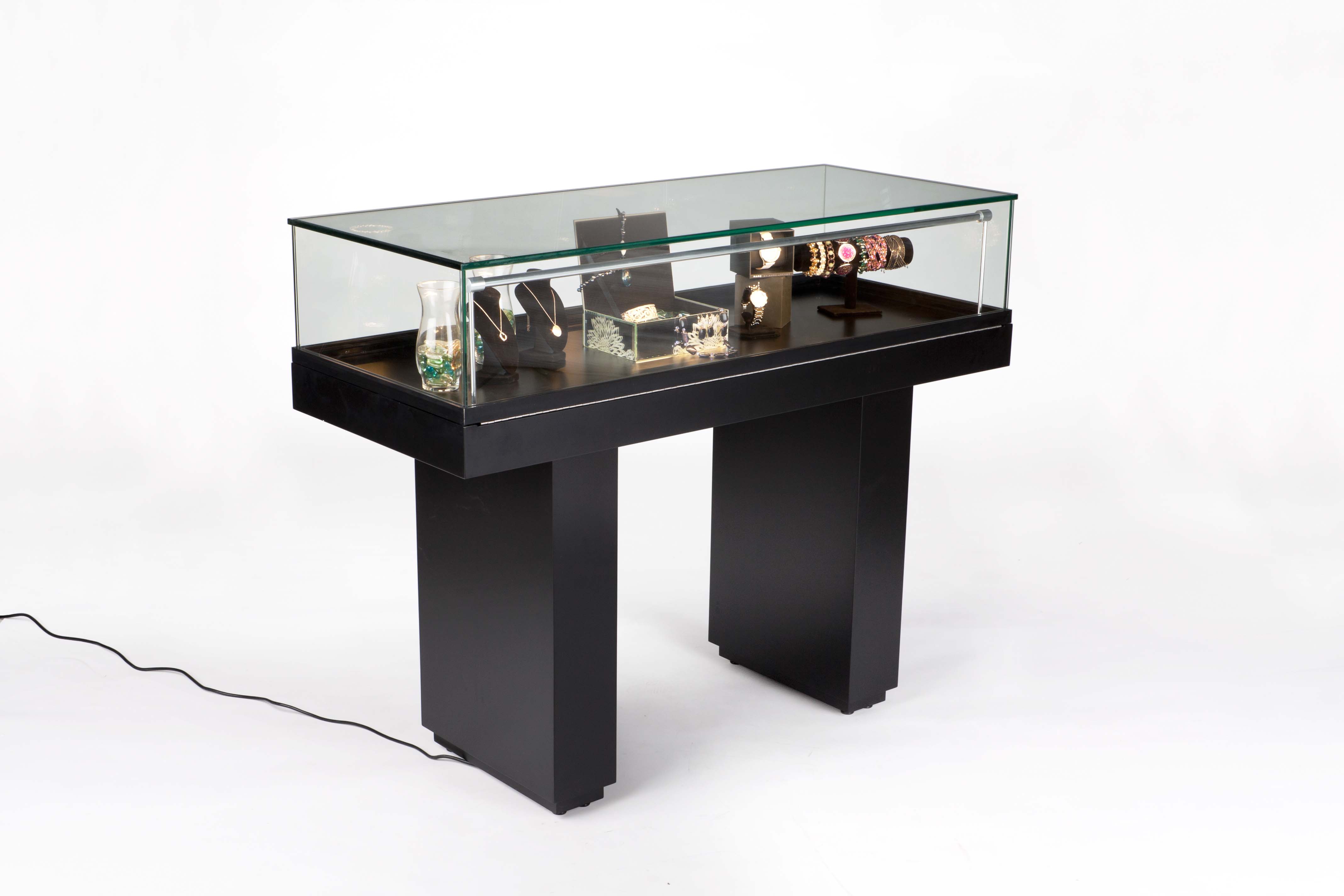 LED Display Case | Hydraulic Lift Jewelry Case | Displays2Go