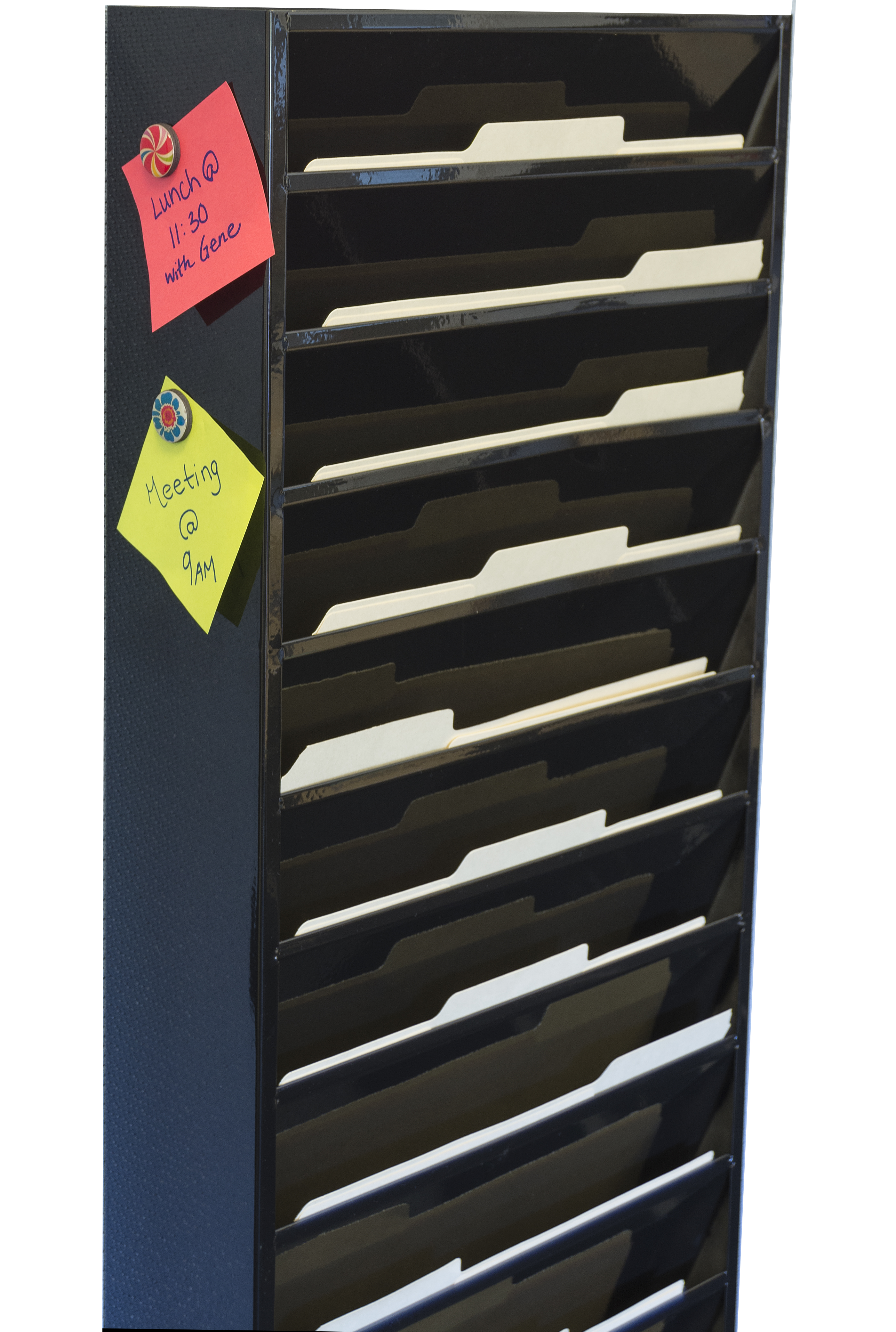 Wall Mounted File Organizer | Metal Filing System | Displays2Go