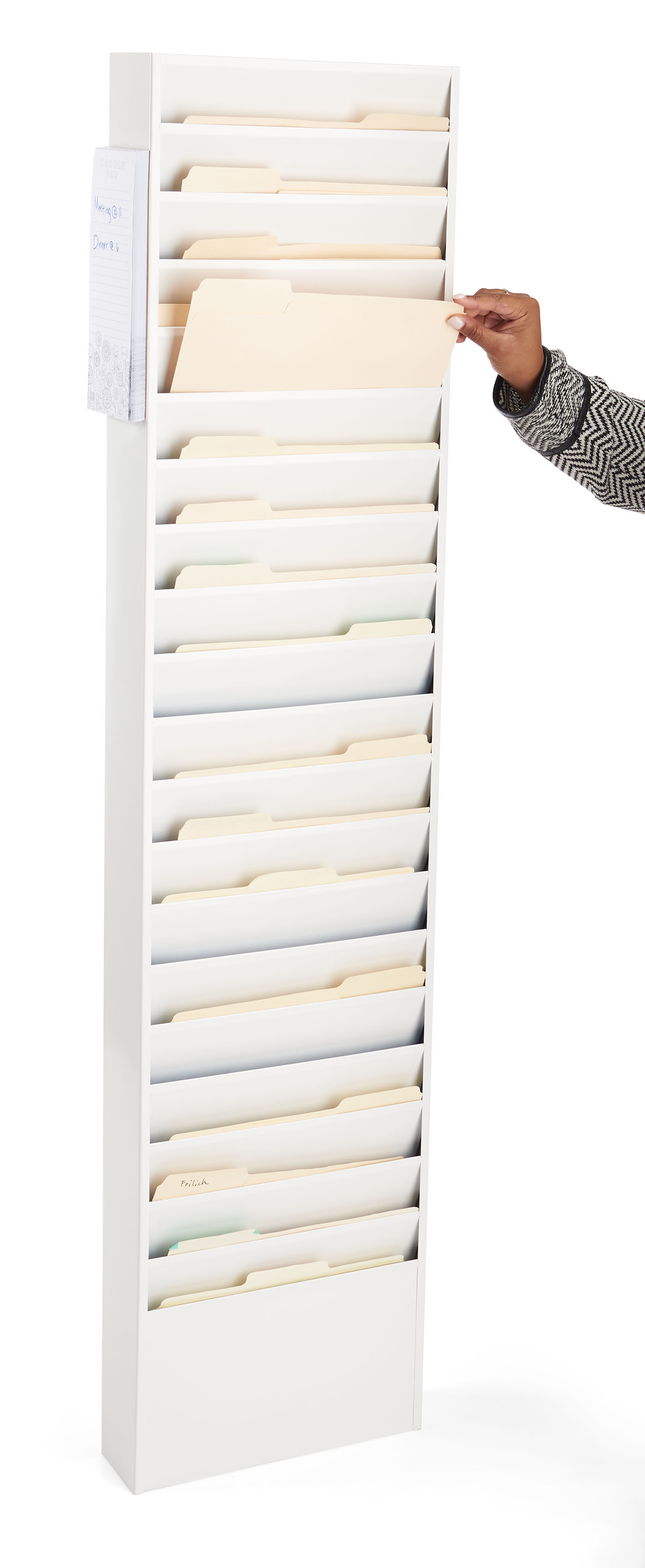 Wall Mounted File Organizer | Metal Filing System | Displays2Go