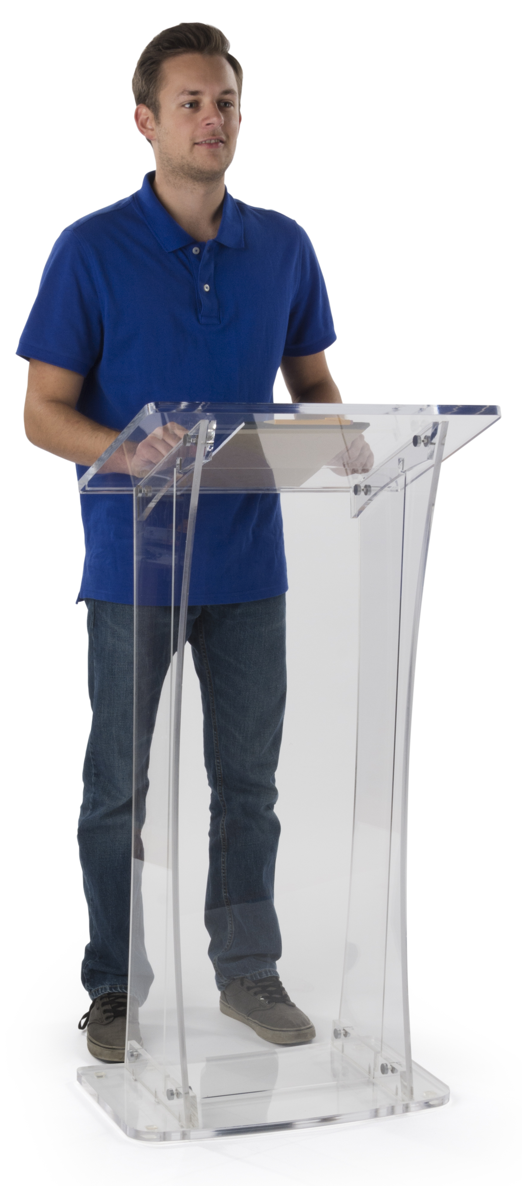 Collapsible Acrylic Podium | Modern Design | Displays2Go