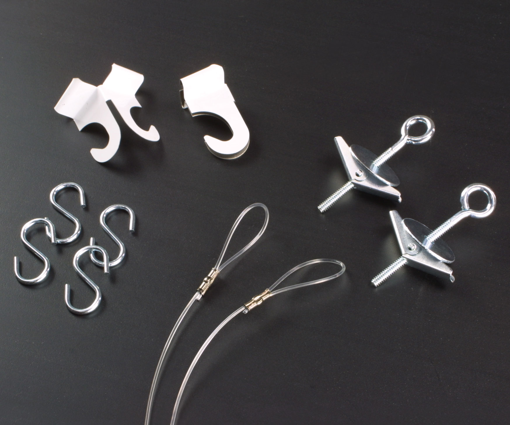 24" Nylon Poster Hanging Kit for Invisibly Suspended Graphics