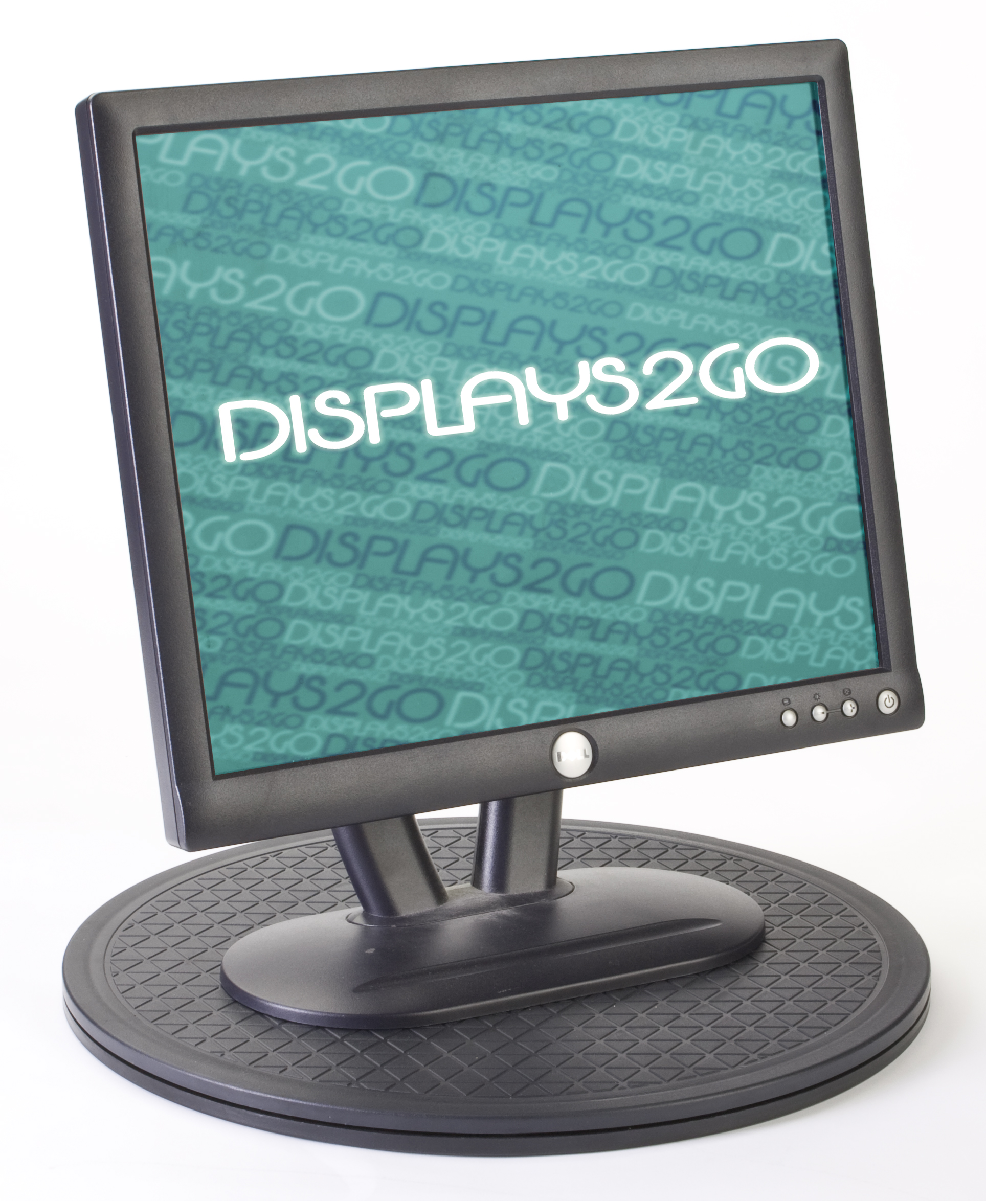 Monitor Turntable | 15" Diameter Non-Skid Lazy Susan | Displays2Go