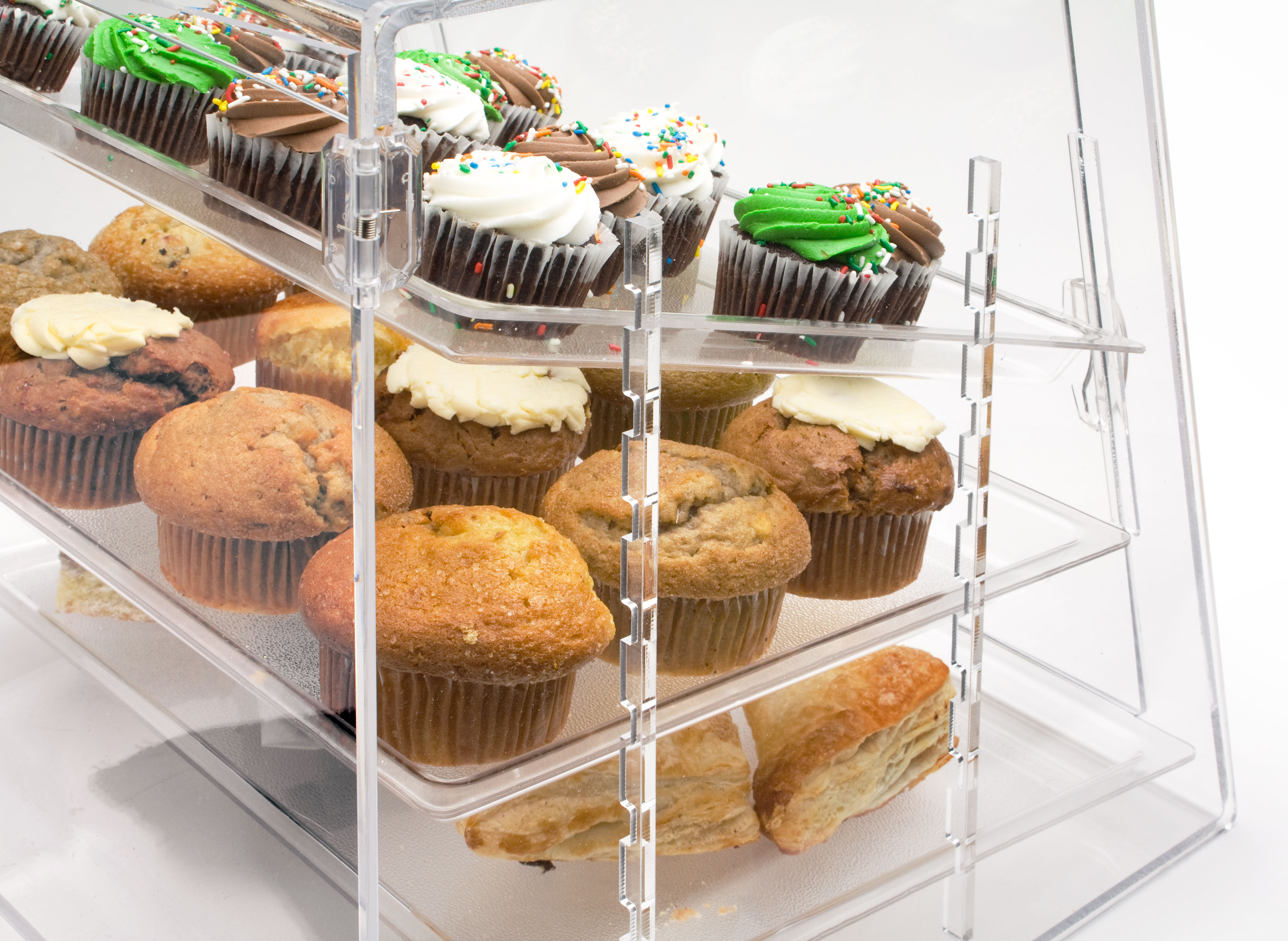 Food Display - Muffins, Brownies & Donuts Presentation Stand | Displays2Go