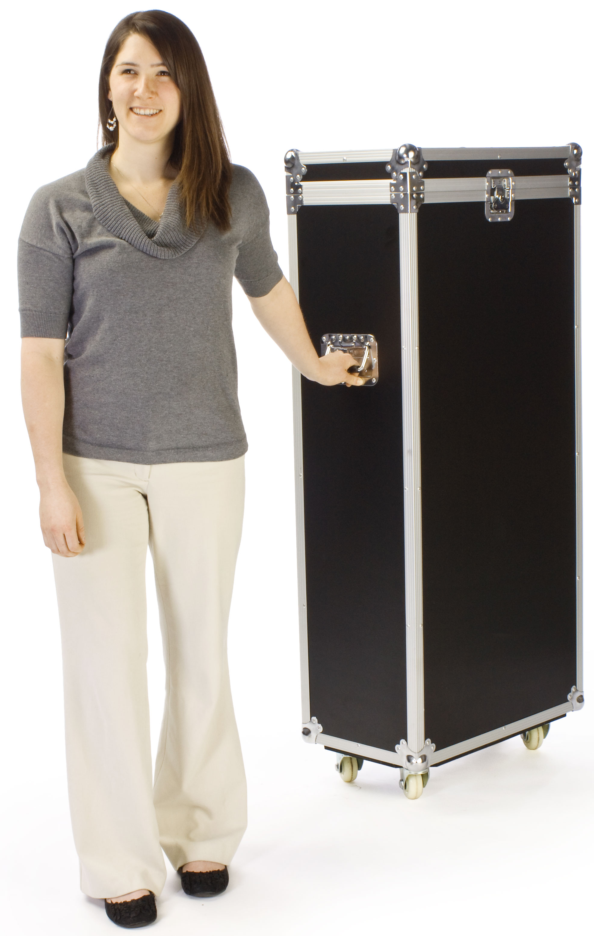 Large LED TV Stand - Travel Case Included | Displays2Go