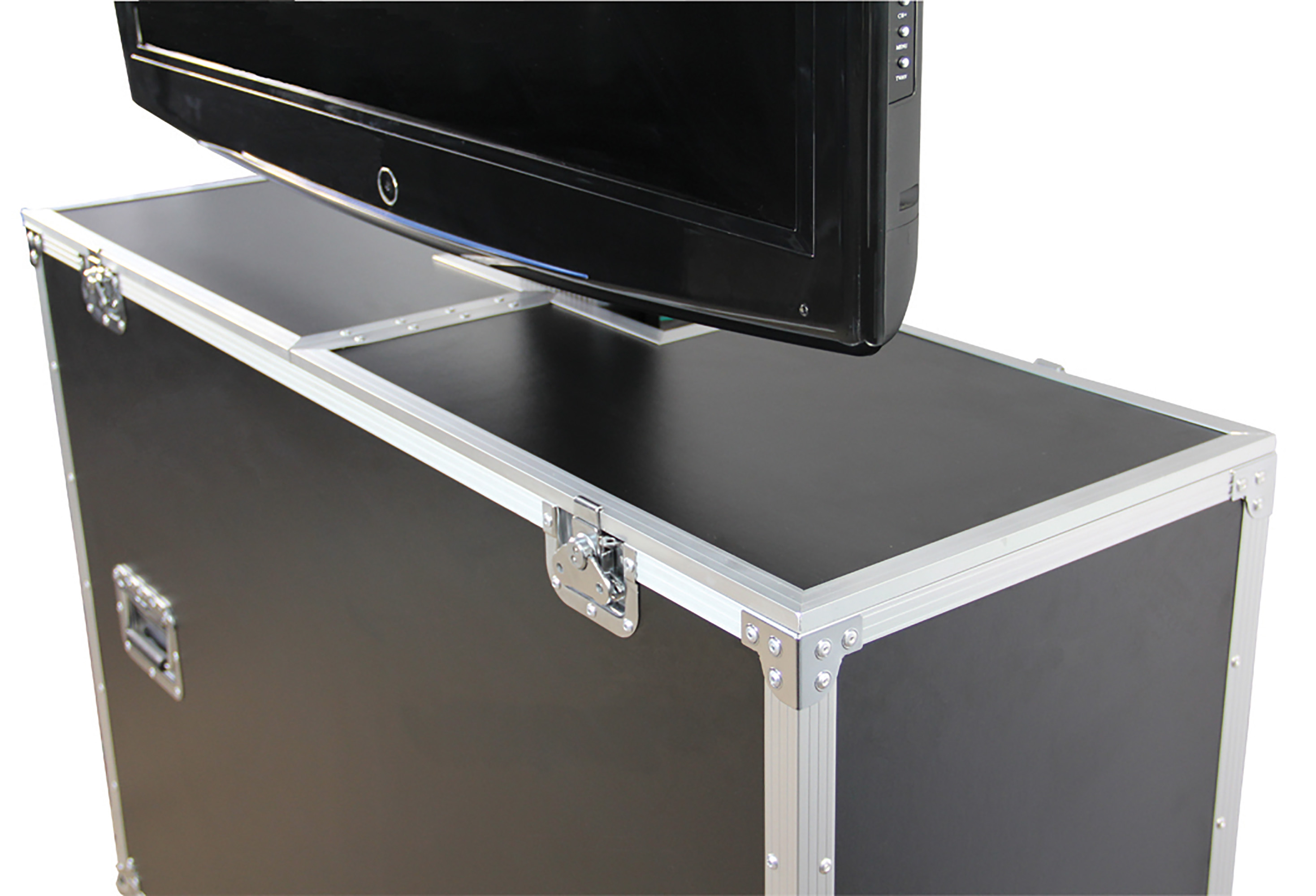 TV Shipping Case | Laminate Exterior with Electric Lift | Displays2Go