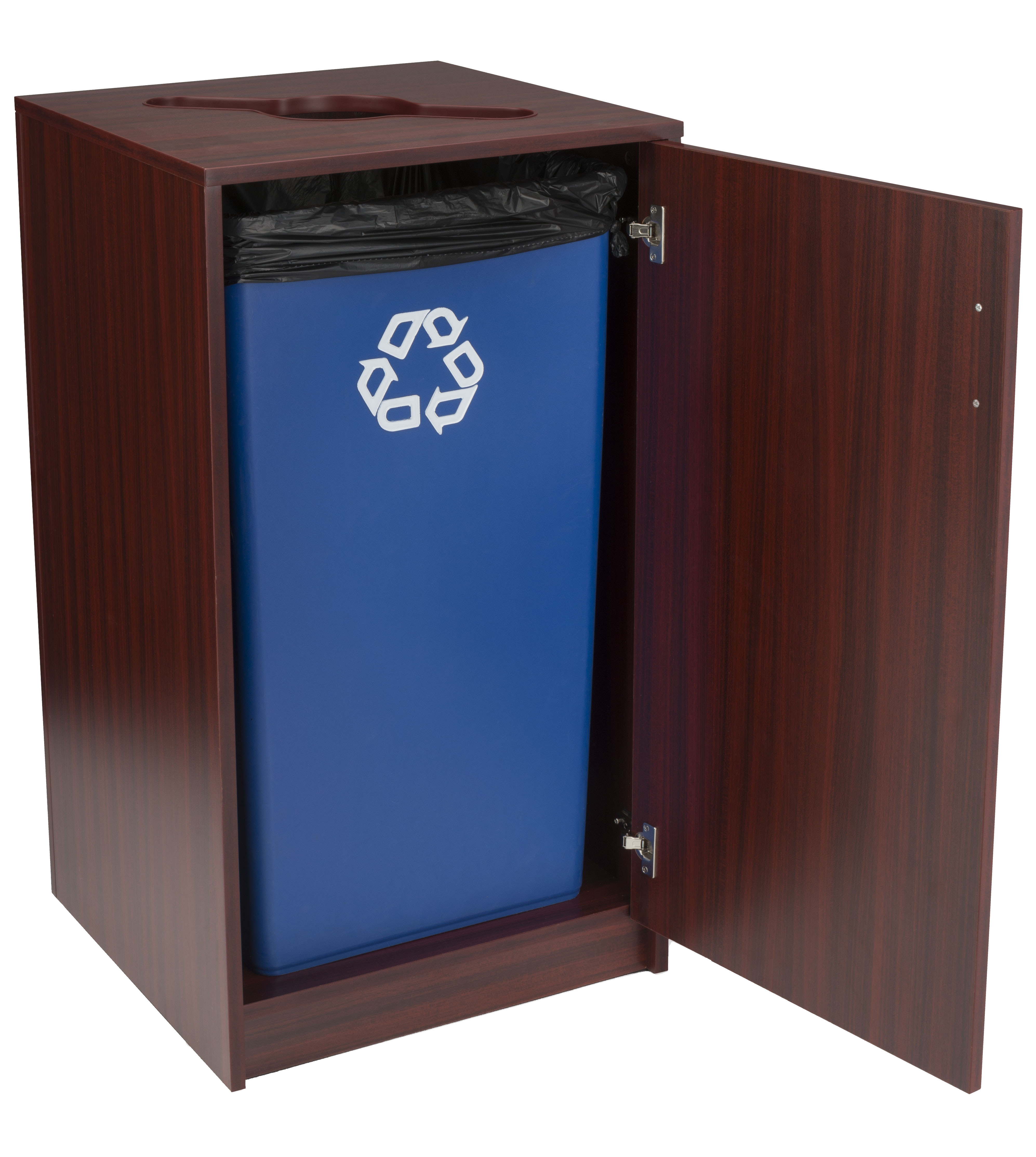 Indoor Recycling Enclosure | Mixed Materials Slot | Displays2Go