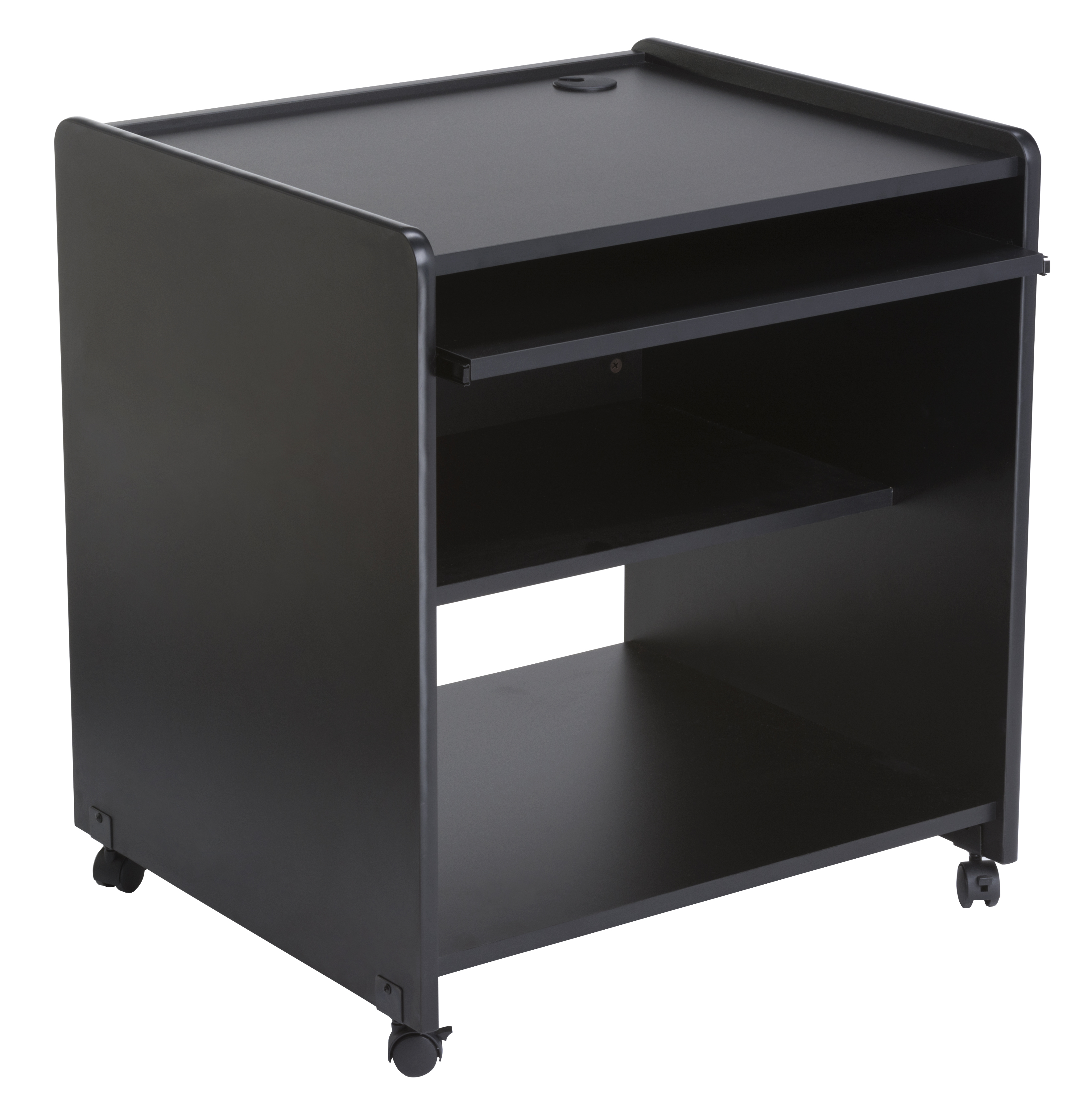 Computer Trolley Desk | 4 Rolling Casters | Displays2Go