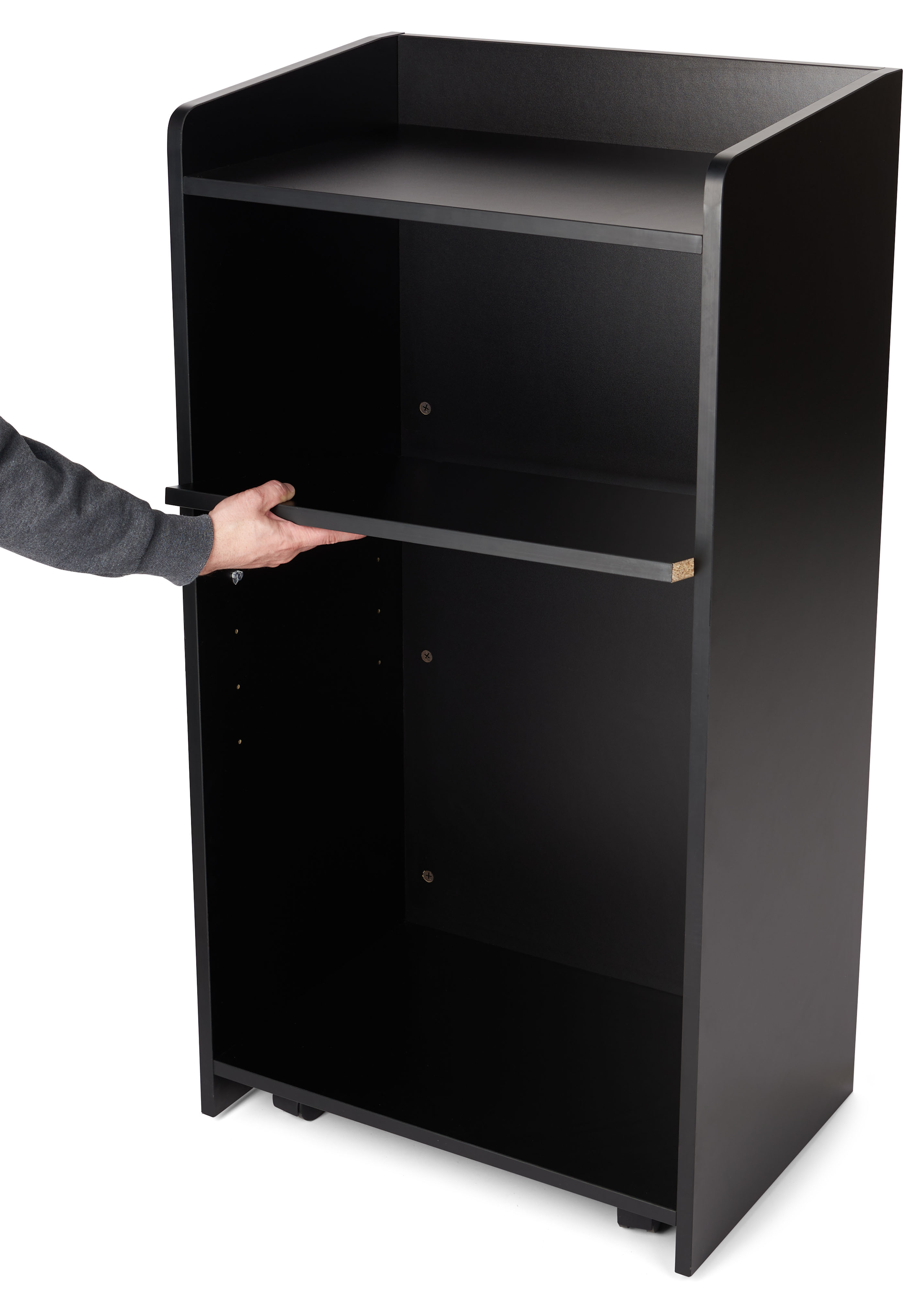 Hostess Cart | 4 Hidden Casters | Displays2Go