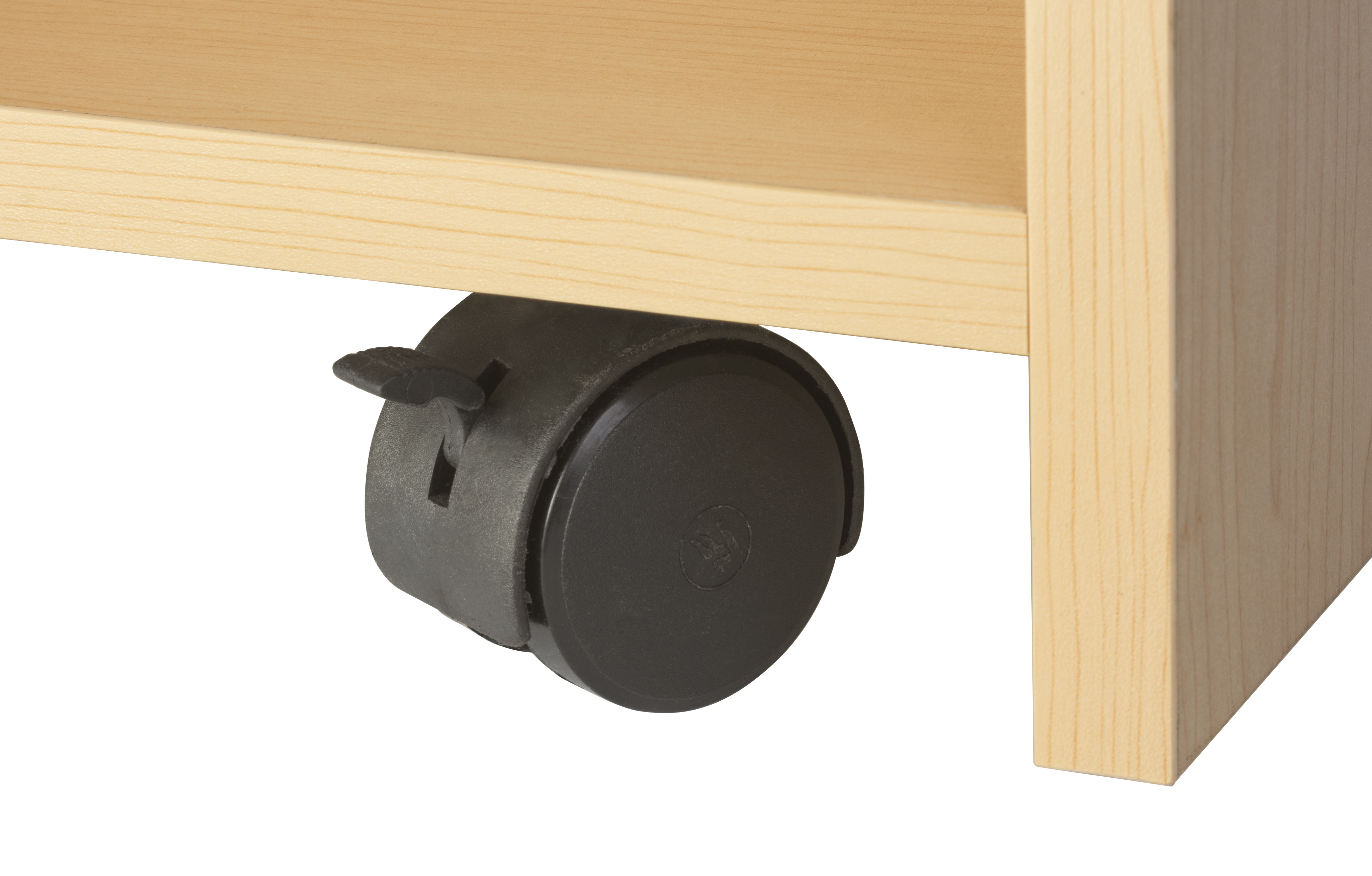 Hostess Counter | Maple with 4 Hidden Casters | Displays2Go