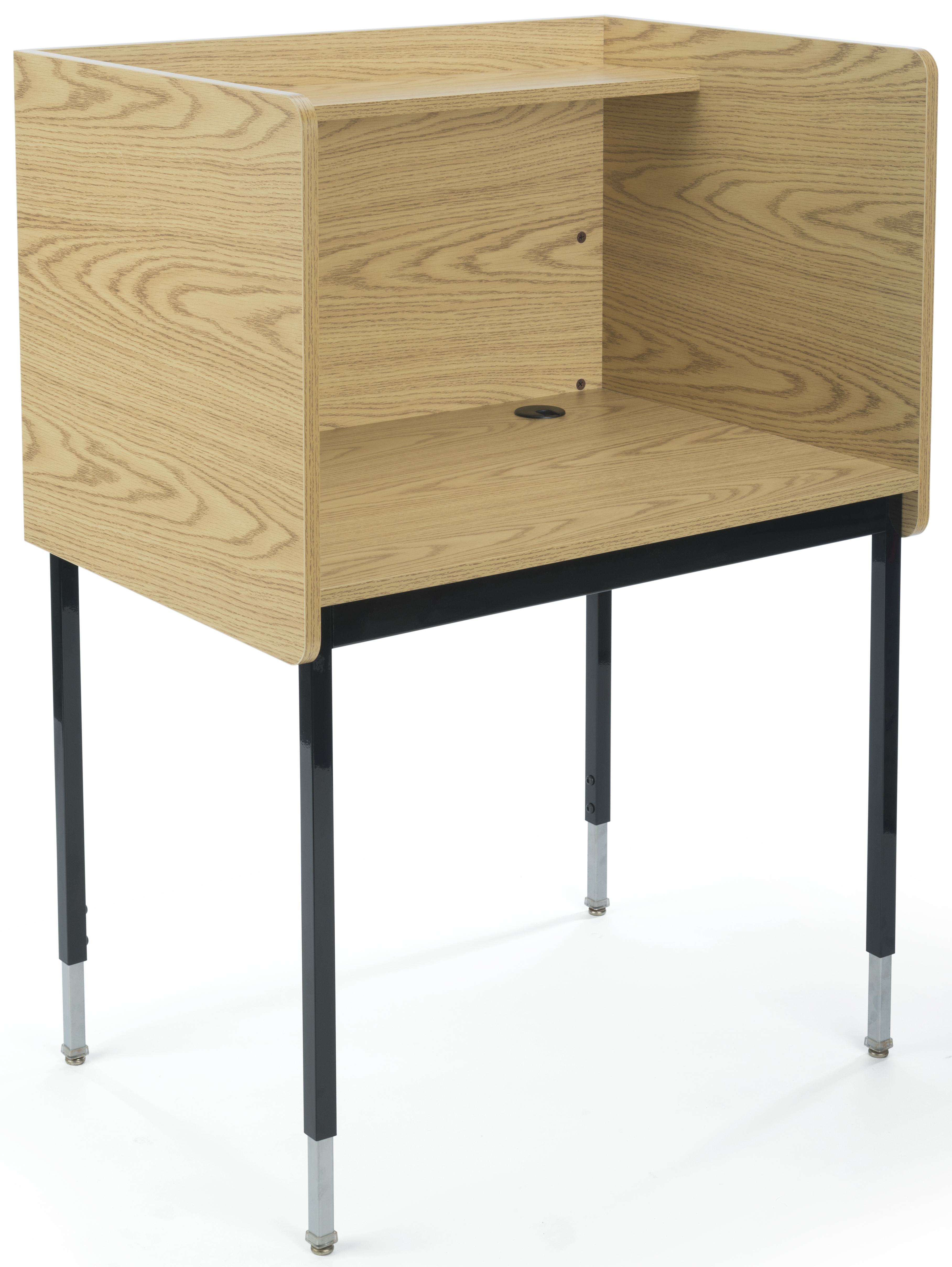 Library Carrel | Height Adjustable from 47”-53” in 1" Increments ...