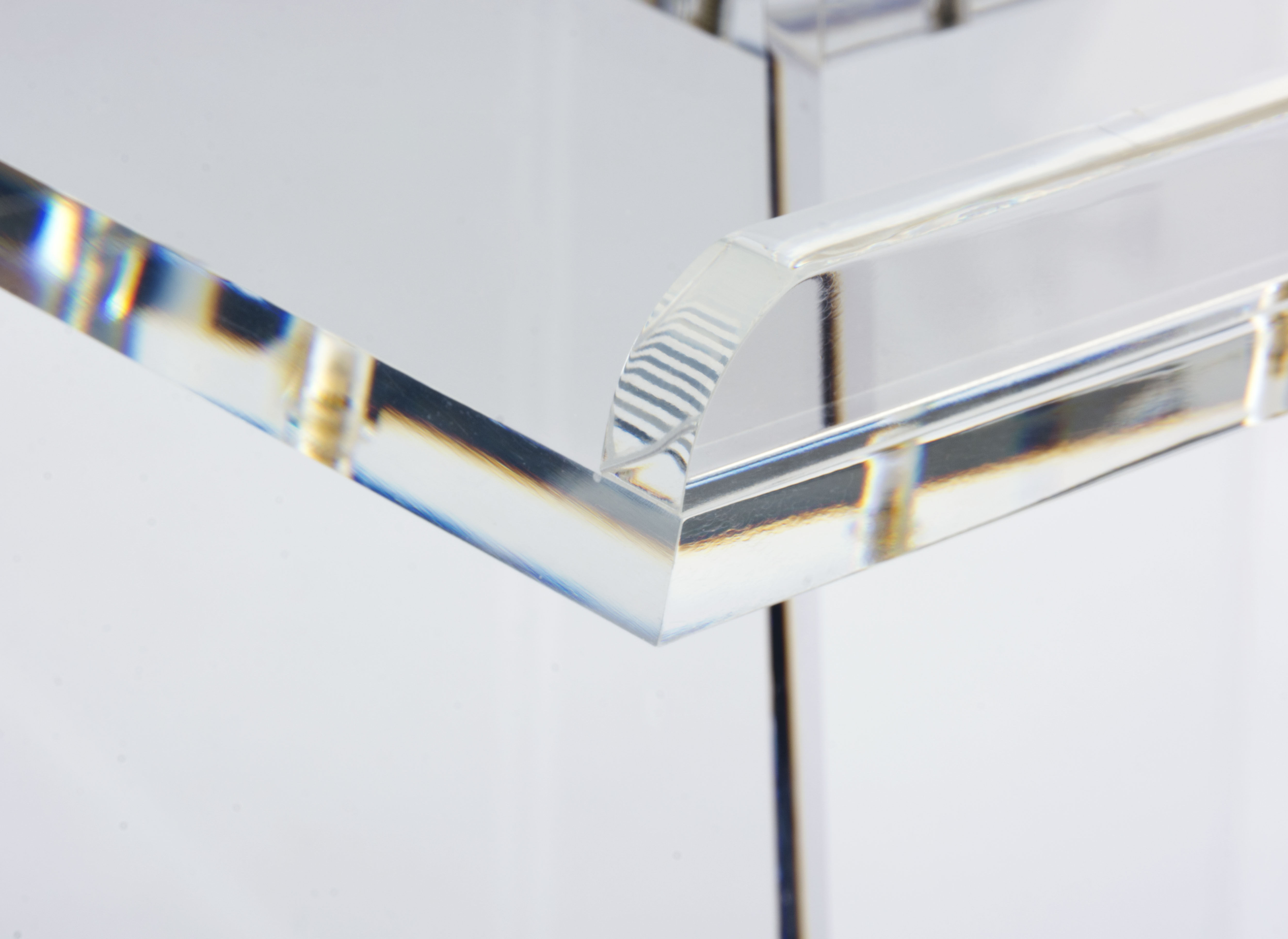 Transparent Podium with Custom Graphic | Modern Design with Shelf ...