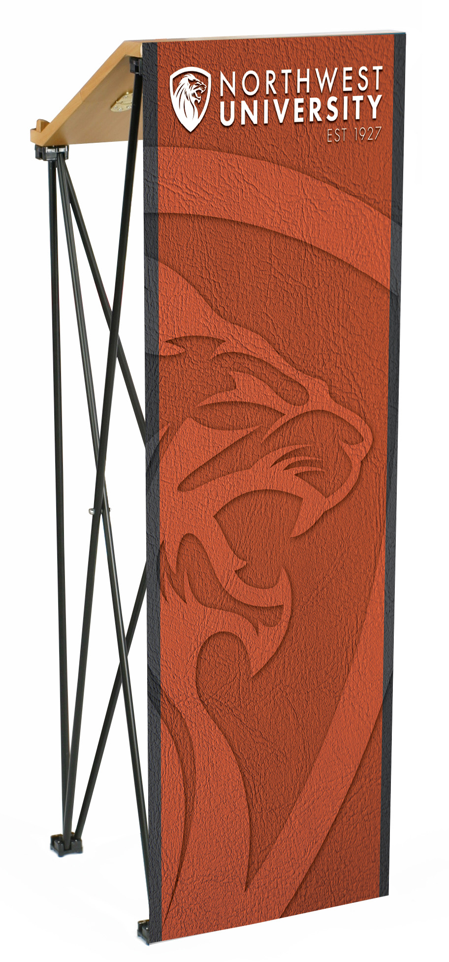 Presentation Stand | Angled Surface & Custom Banner | Displays2Go