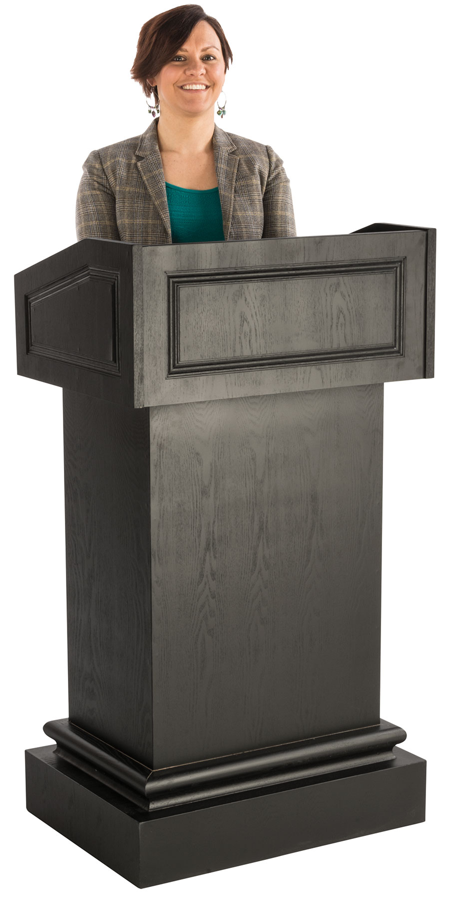 Restaurant Host Stand | 1 Storage Shelf & Drawer | Displays2Go