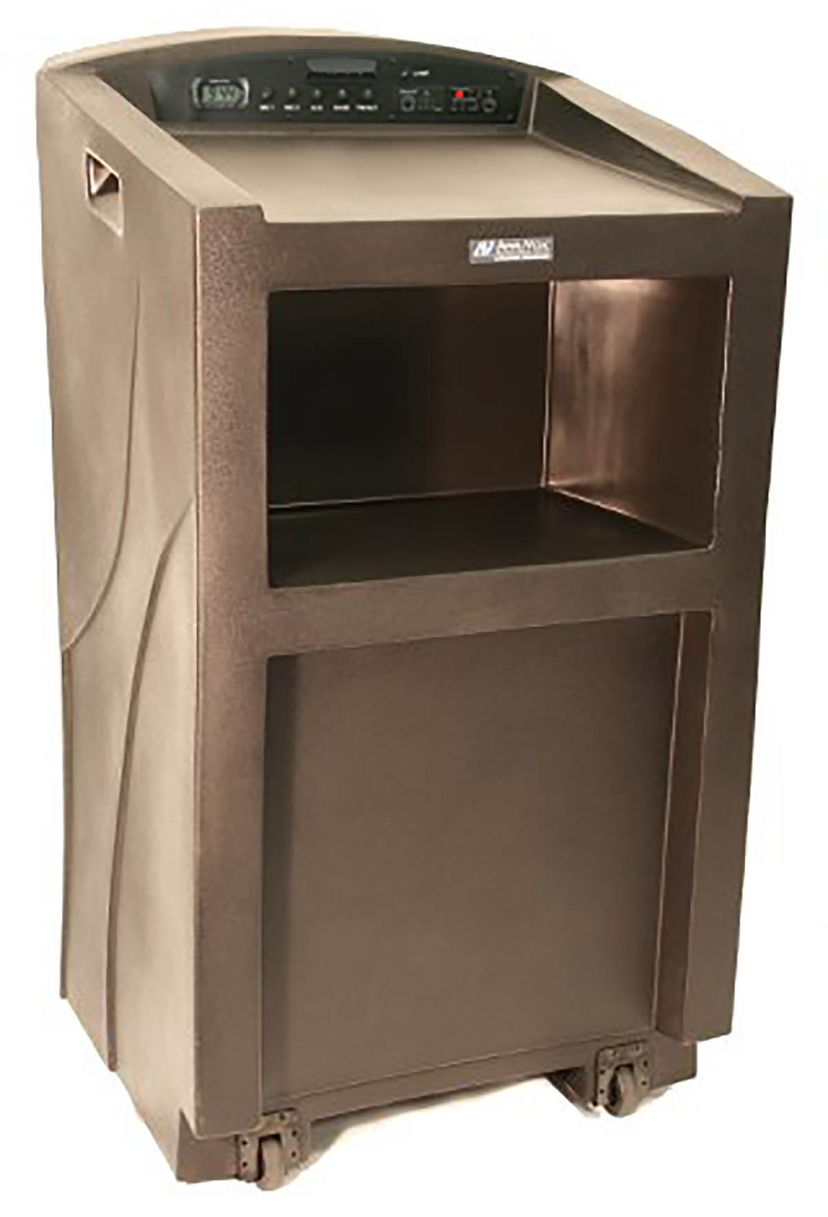 Portable Podium with Sound System | 2 Built-in 6” x 8” Speakers ...