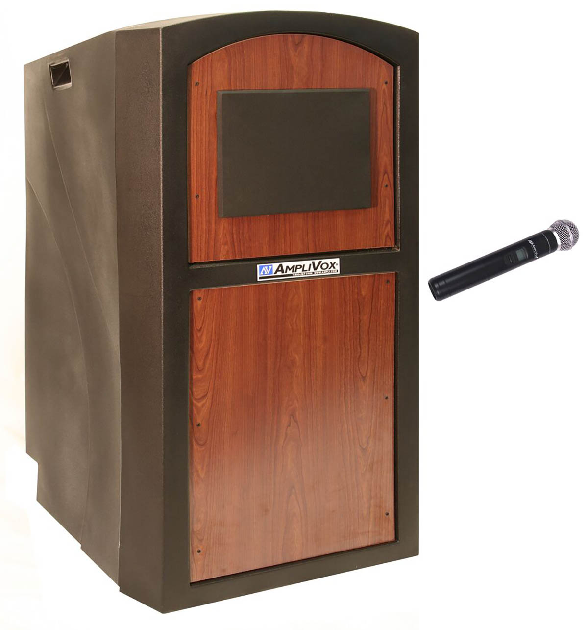 Sound System Lectern | Portable and Weatherproof | Displays2Go