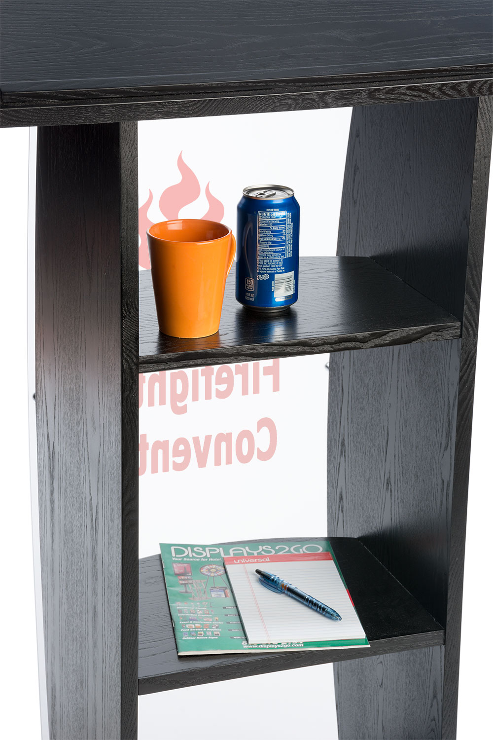 Custom Podium | 2 Shelves and Large Reading Surface | Displays2Go