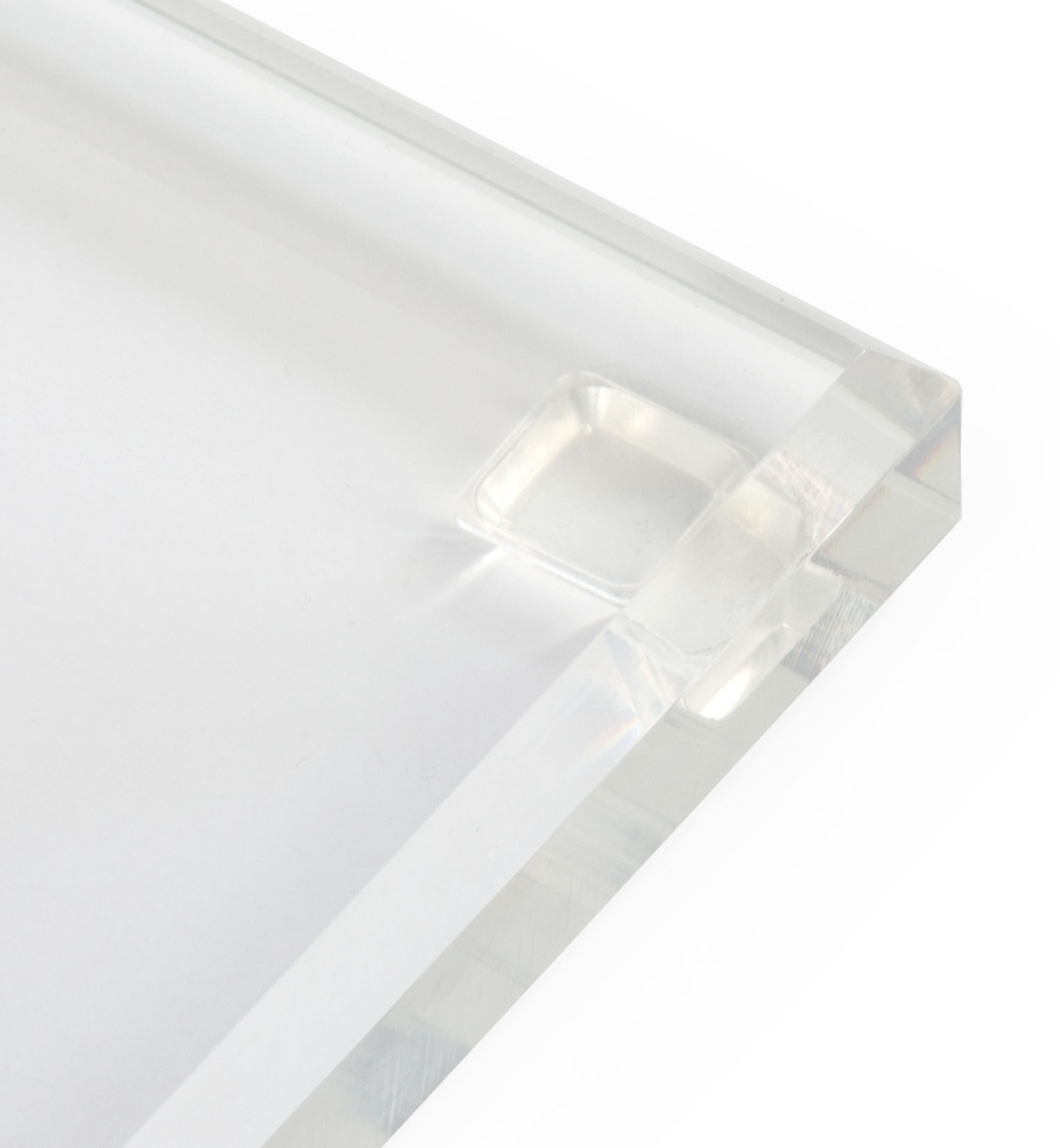 Acrylic Lectern Podium | Cleaning Solution & Cloth Provided | Displays2Go