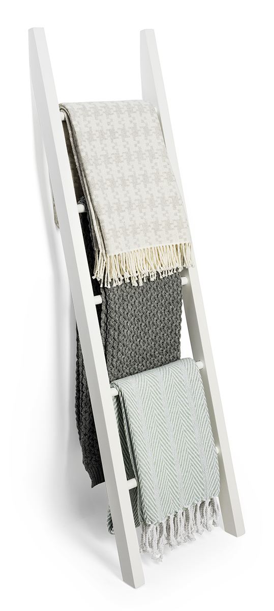 Leaning Ladder Rack Display | 5 Hanging Rods | Displays2Go