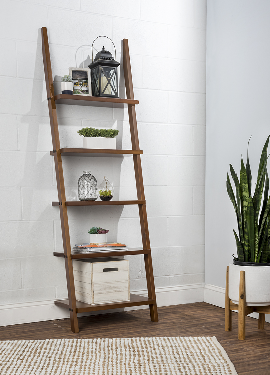 Shelf Ladder Bookcase | Slanted Design | Displays2Go
