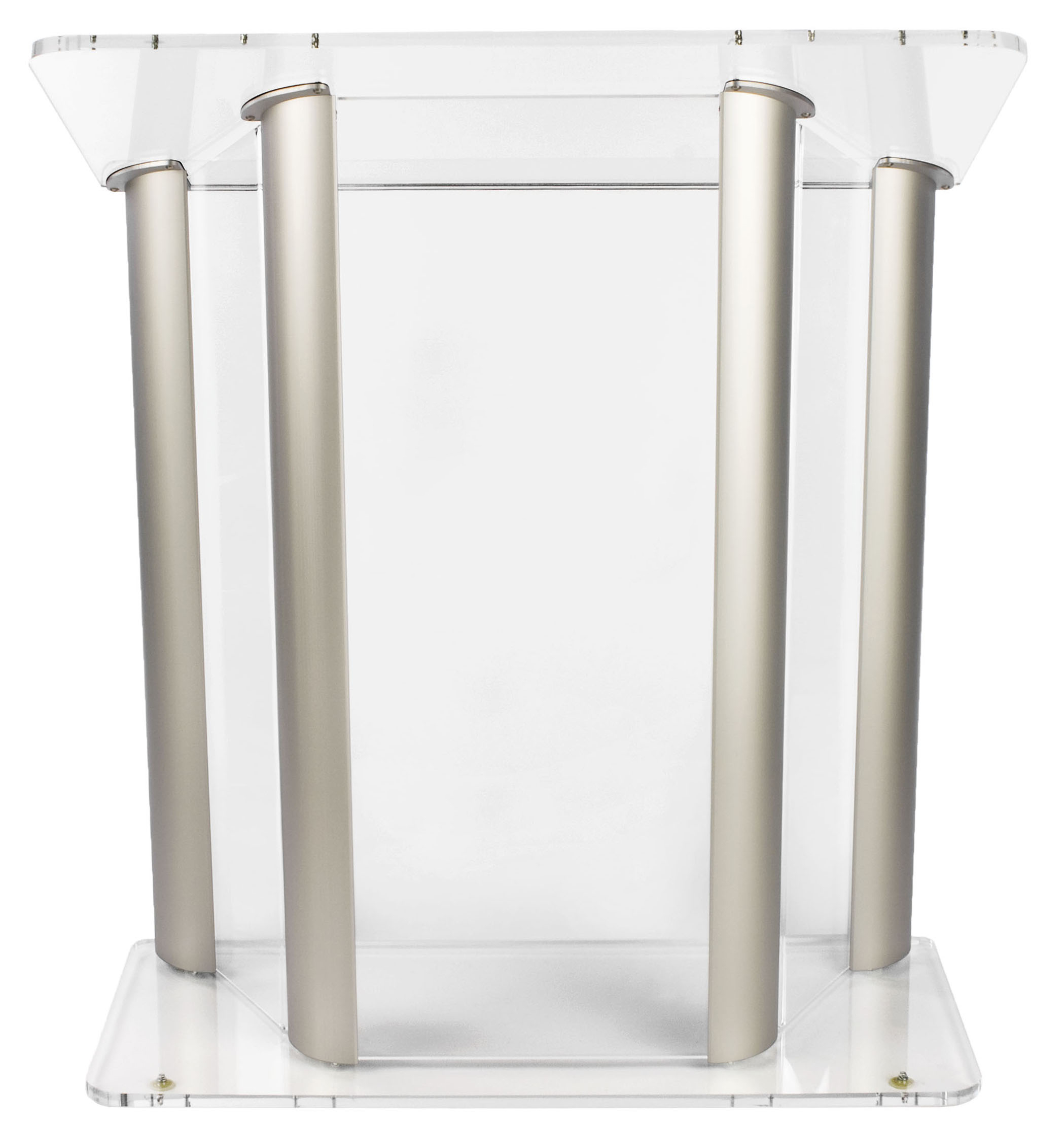 Acrylic & Aluminum Lectern - Contemporary Design | Displays2Go